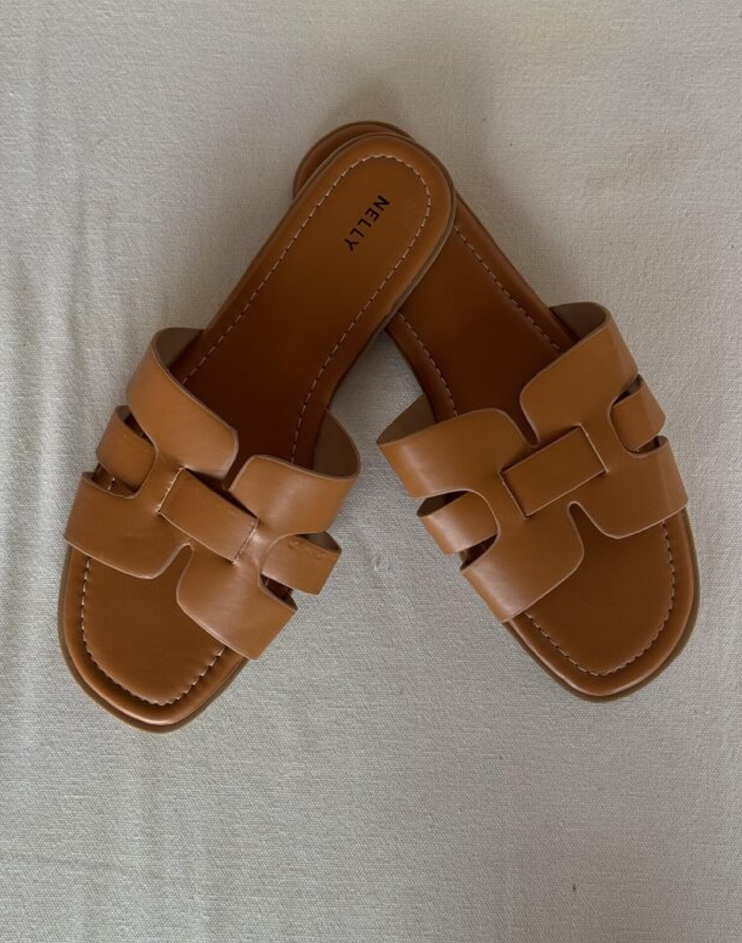 Kjøp Nelly Slip In Sandal - Cognac | Nelly.com