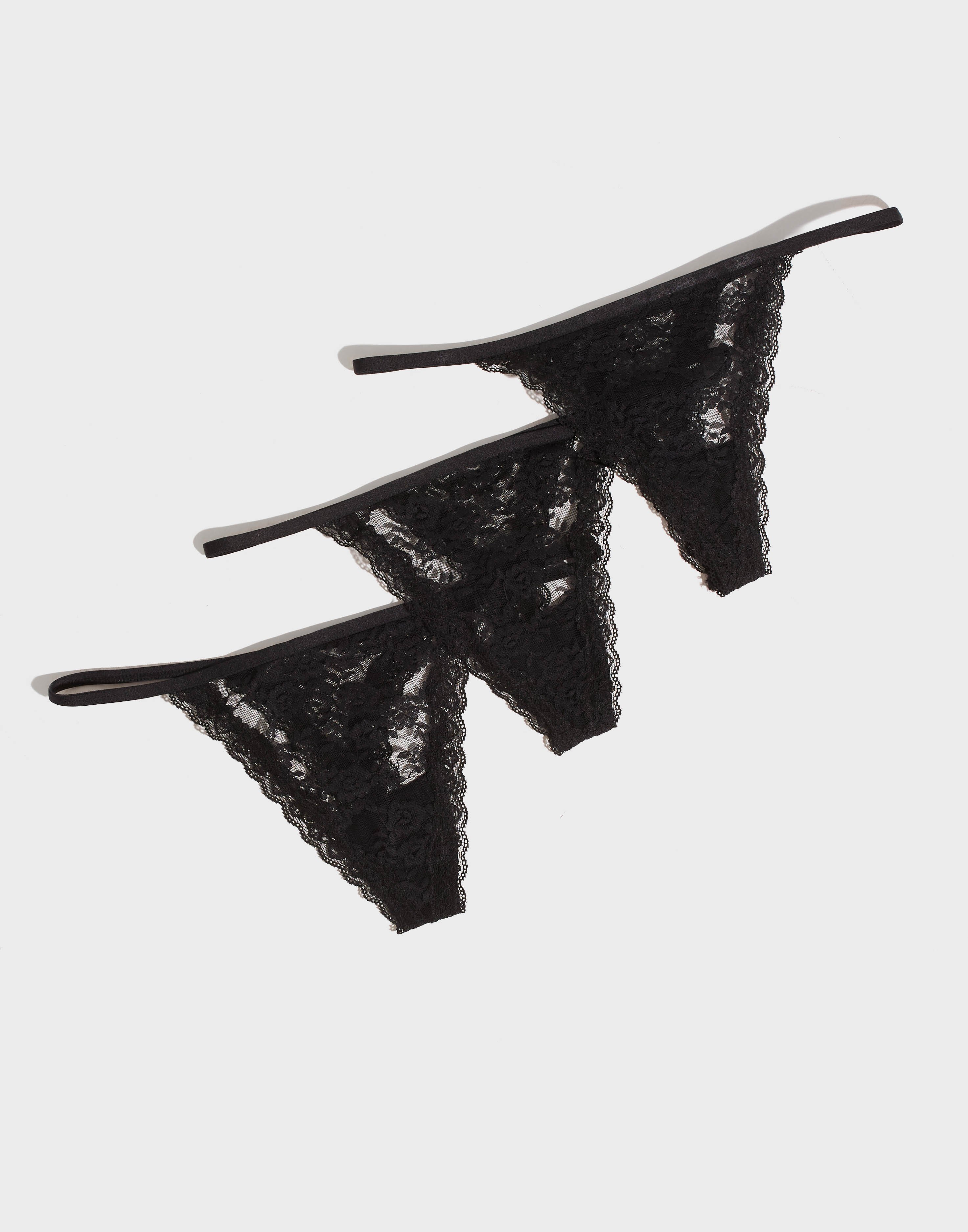 Köp Lindex Brief So U 3 Pack Jenniann Tho - Black | Nelly.com