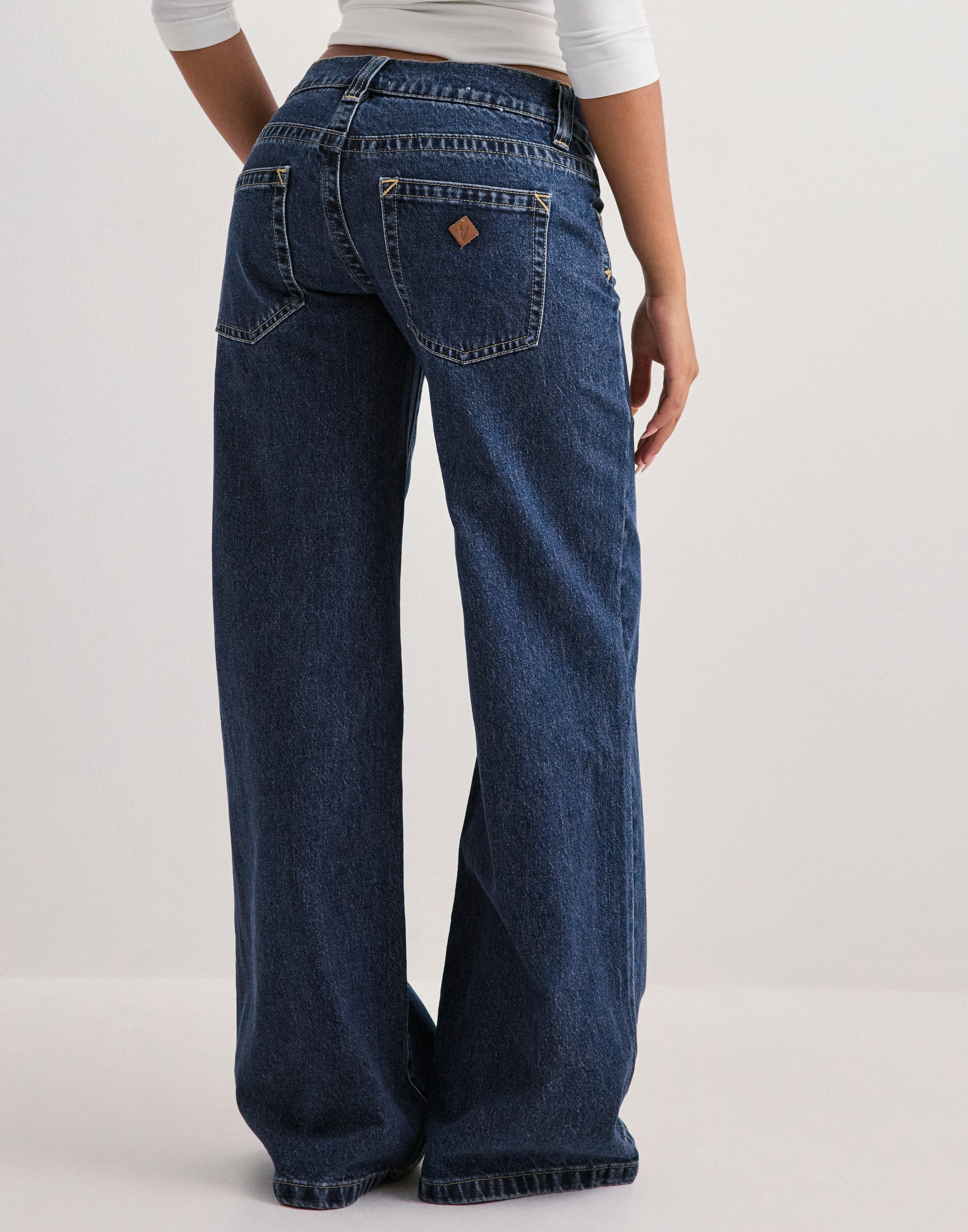Buy Aeronautica Militare 00 Super Low Wide Tall - Denim | Nelly.com