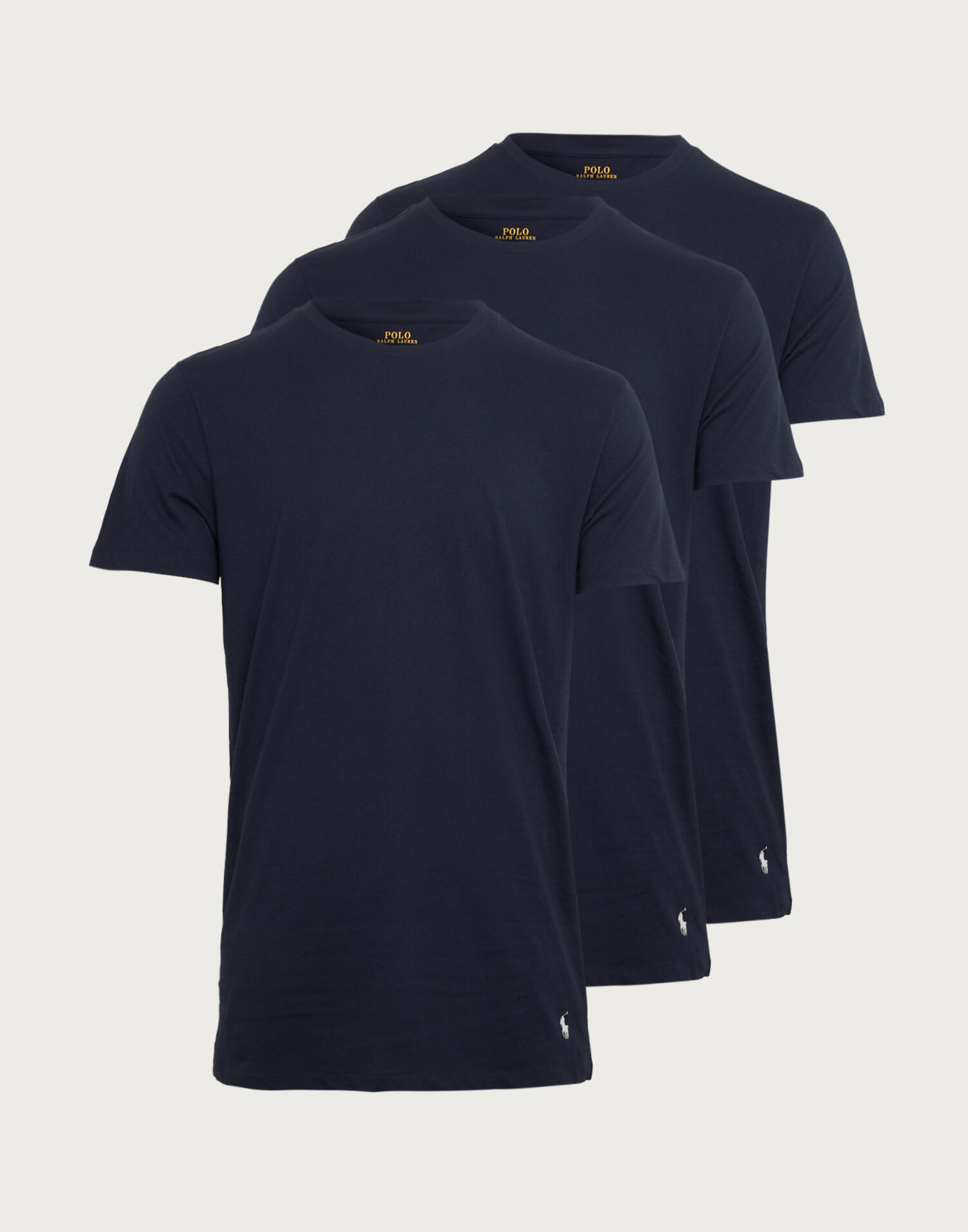 Kjøp Polo Ralph Lauren S/S CREW-3 PACK-CREW UNDERSHIRT - Navy | NLYMAN