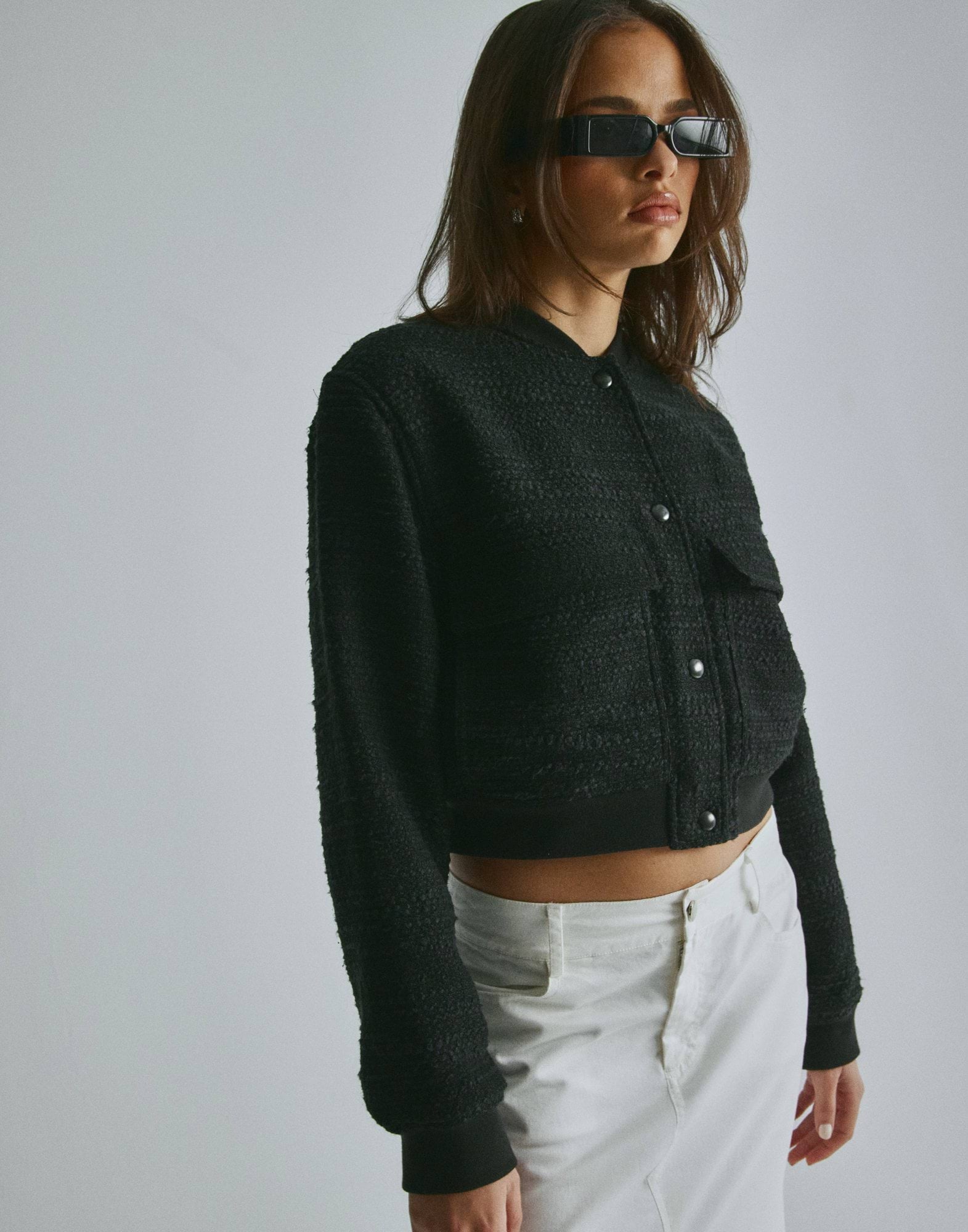 Köp Nelly Short Structure Jacket - Black | Nelly.com