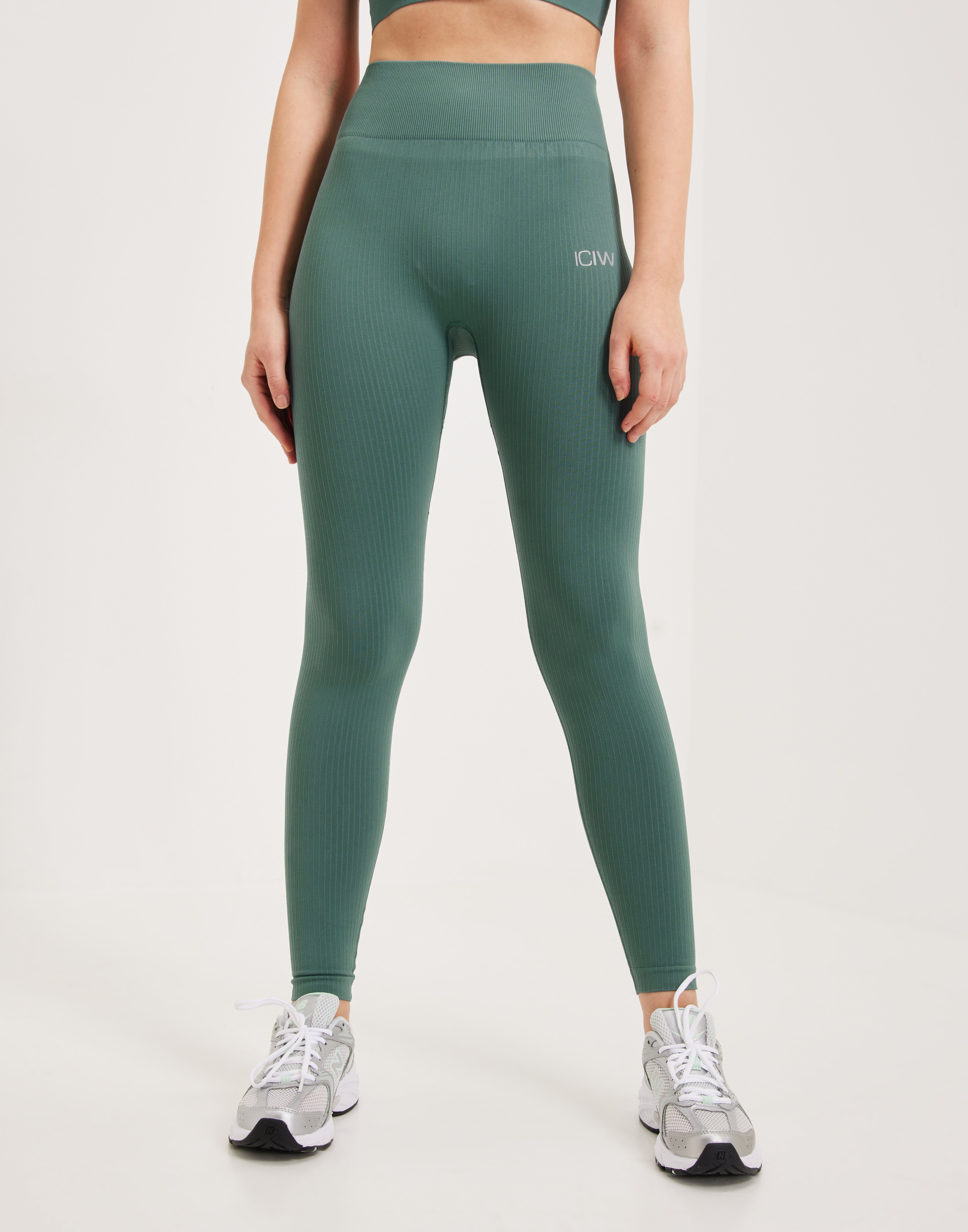 Buy ICANIWILL Ribbed Define Seamless Ti - Green | Nelly.com