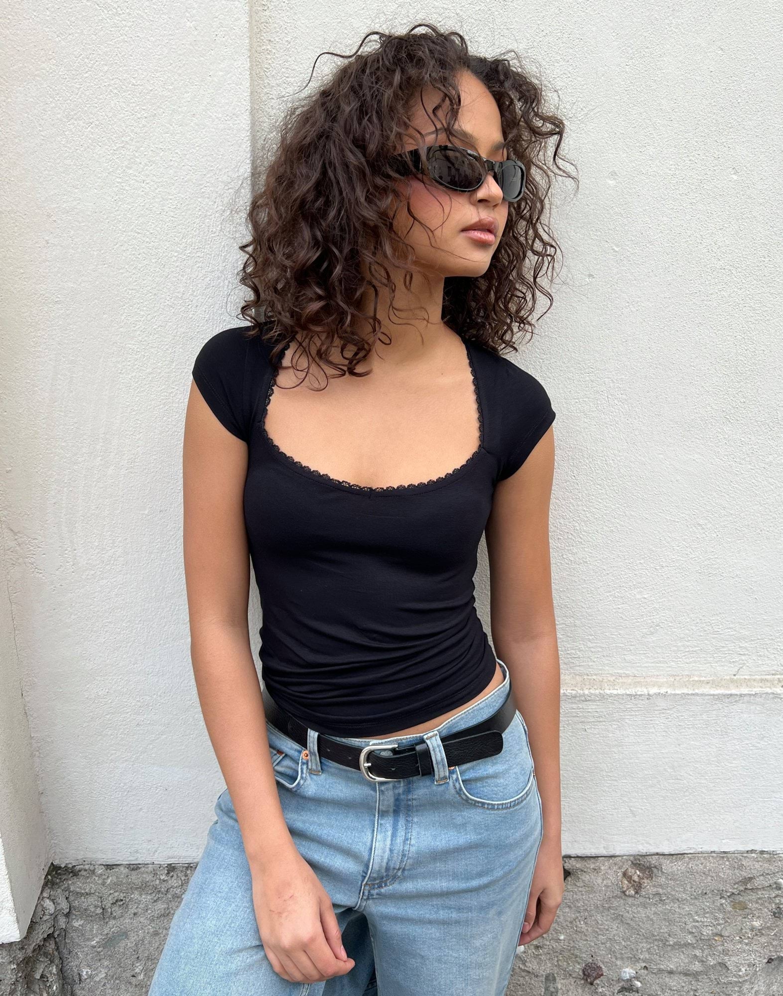 Köp Nelly Romance Shape Top - Black | Nelly.com