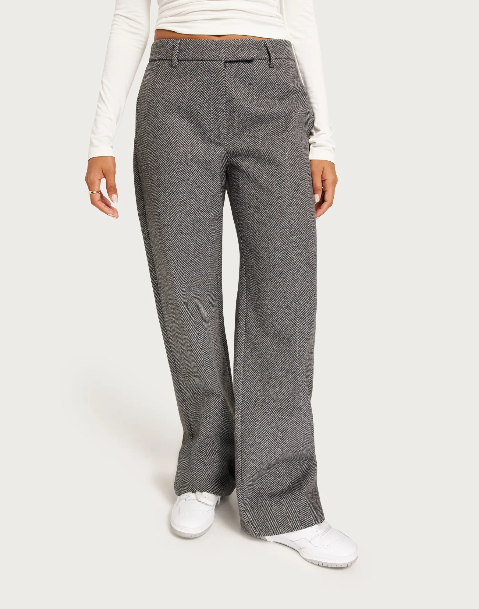 Buy Nelly Pattern Suit Pant - Grey | Nelly.com