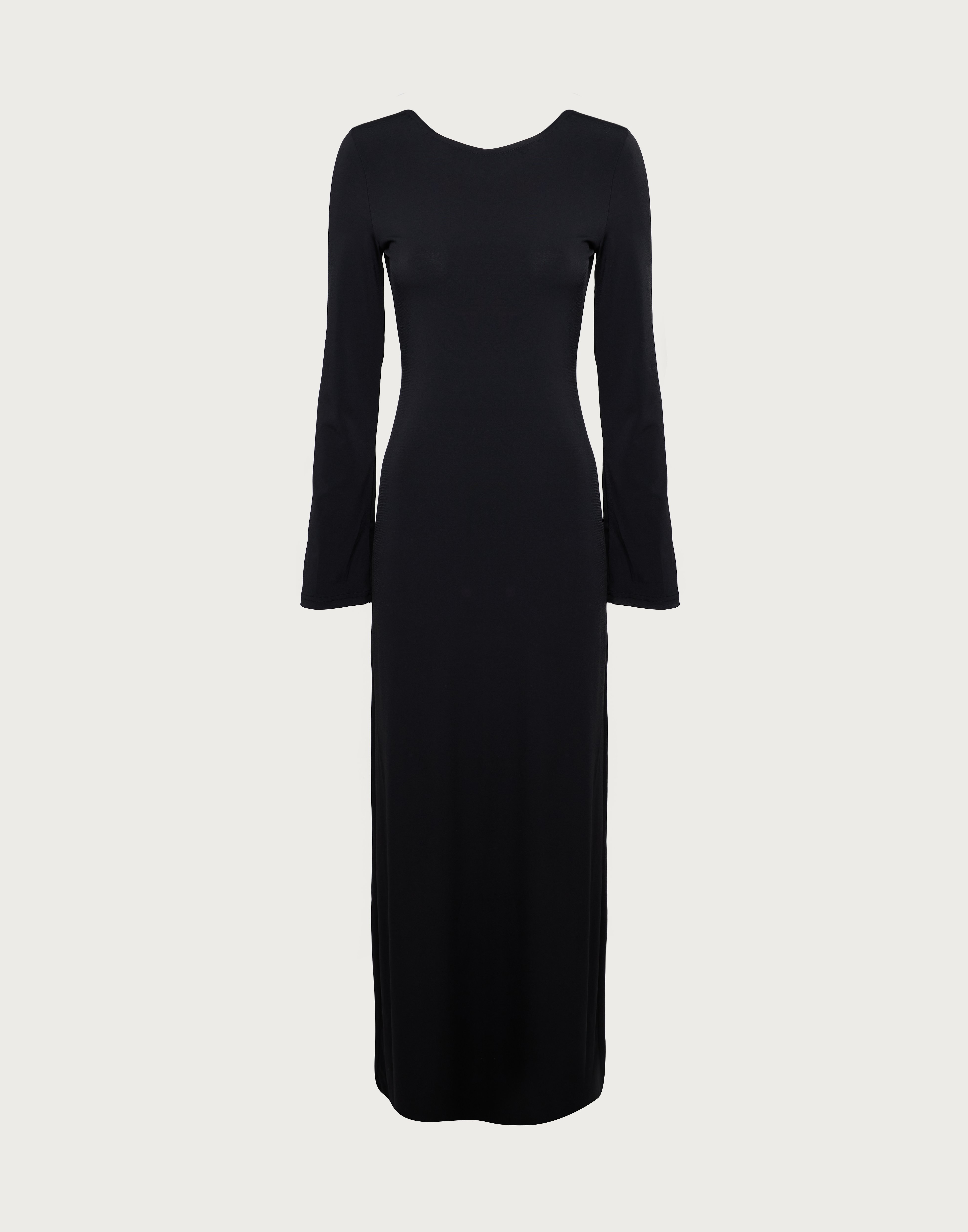 Köp Nelly Deep Back Long Dress - Black | Nelly.com