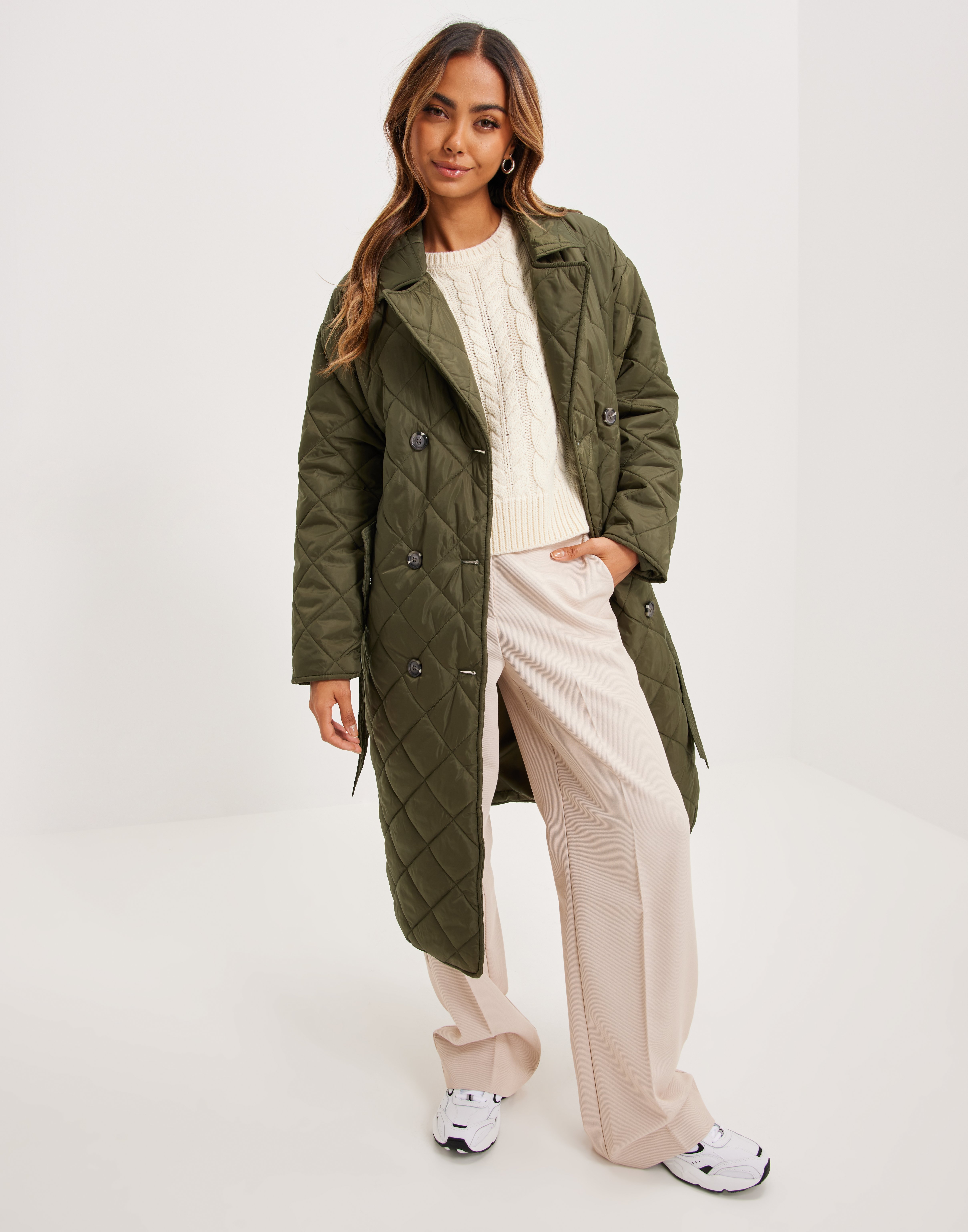 Buy Vero Moda VMKENNEDY LONG COAT GA - Ivy Green | Nelly.com