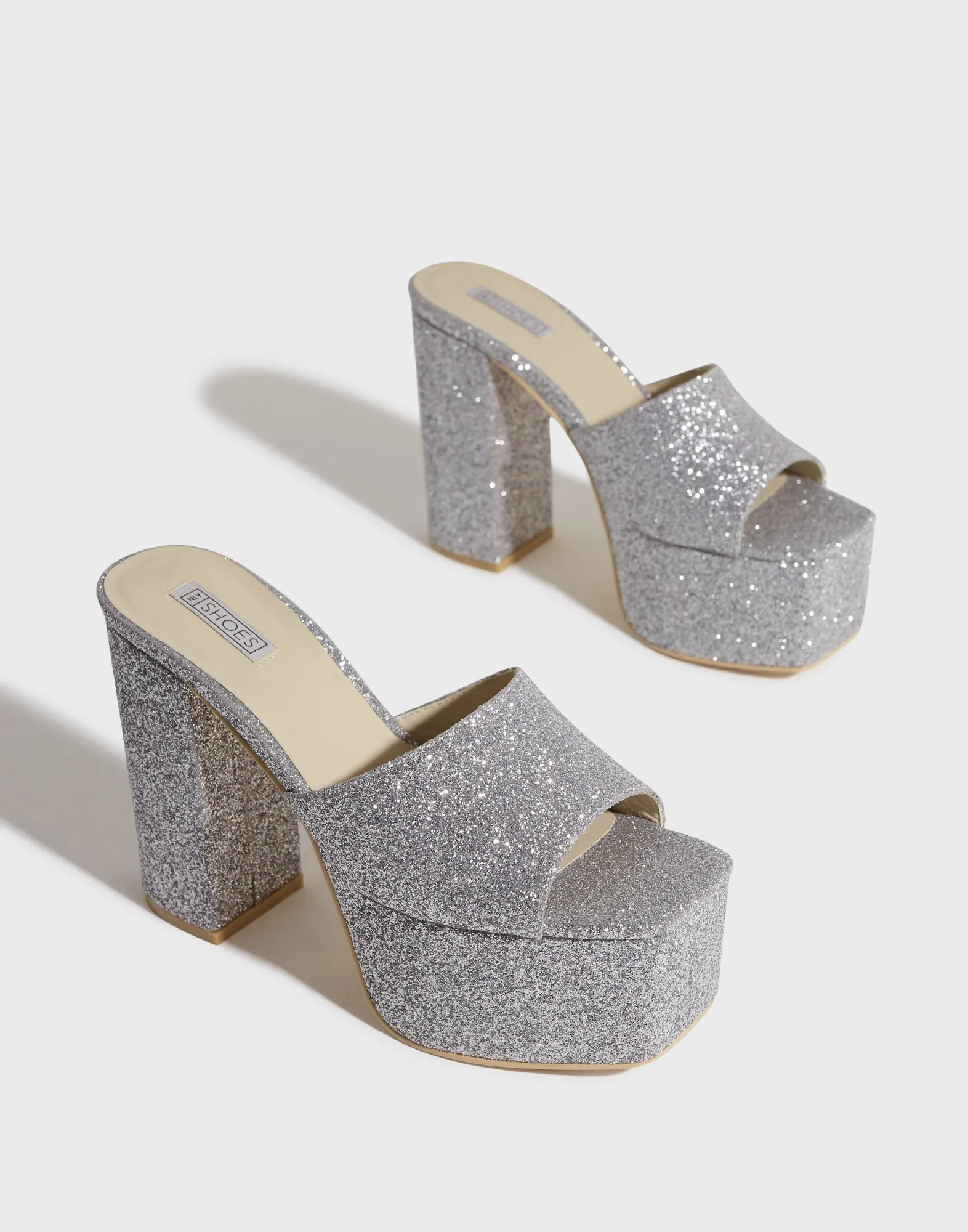 Buy Nelly Major Platform Mule - Silver | Nelly.com