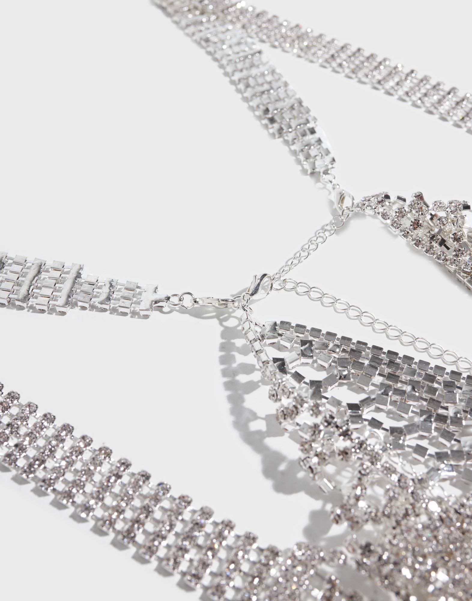 Osta Bluebella Elsa Diamond Lattice Cami - Silver | Nelly.com