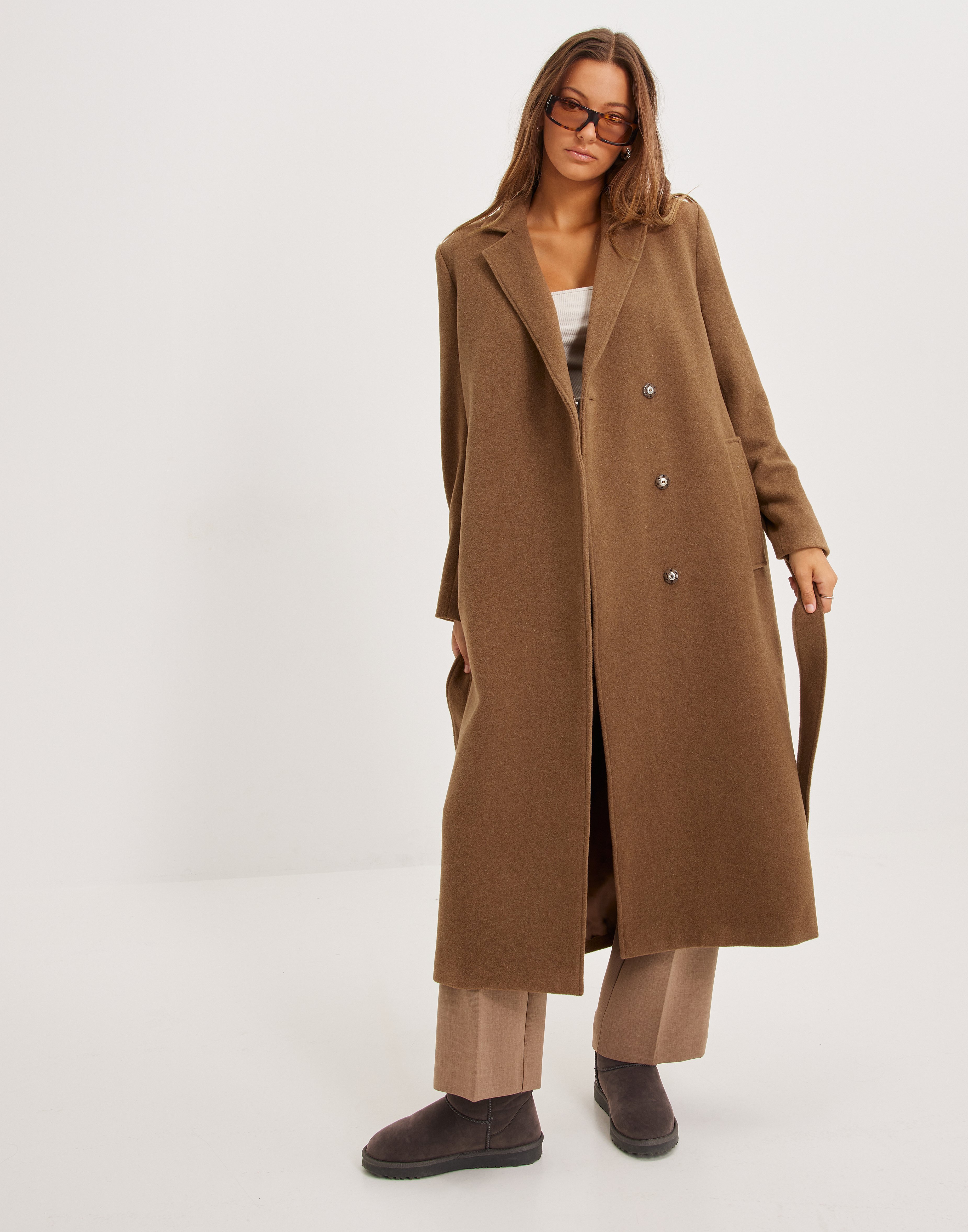 Buy Samsøe Samsøe Astrid coat 11104 - Brown | Nelly.com