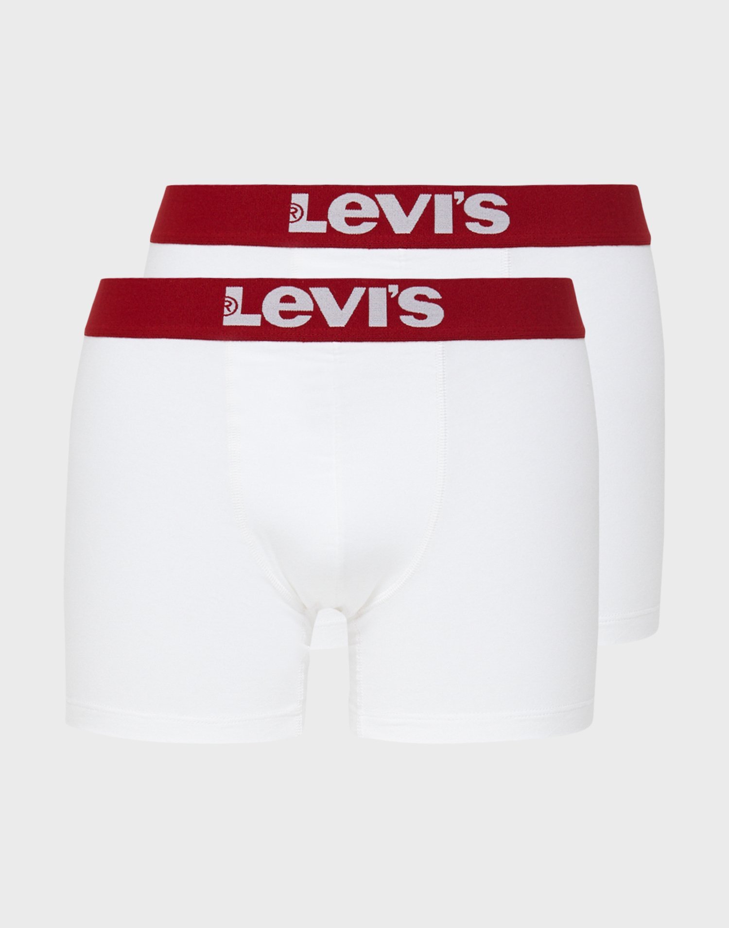 Buy Levi's LEVIS MEN SOLID BASIC BOXER 2P - White | NLYMAN