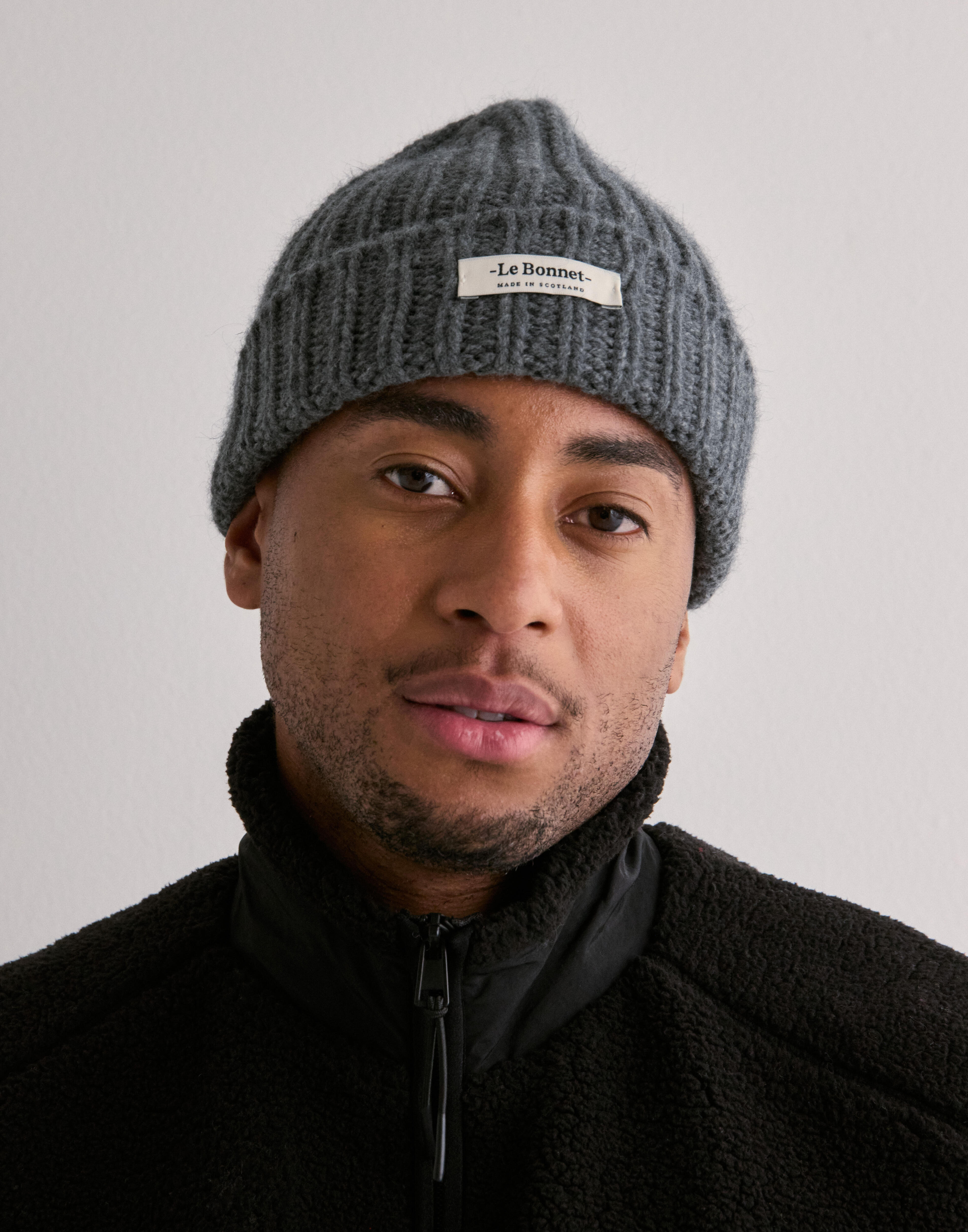 Køb Le Bonnet Le Bonnet Logo - *NY*Slate Grey | NLYMAN