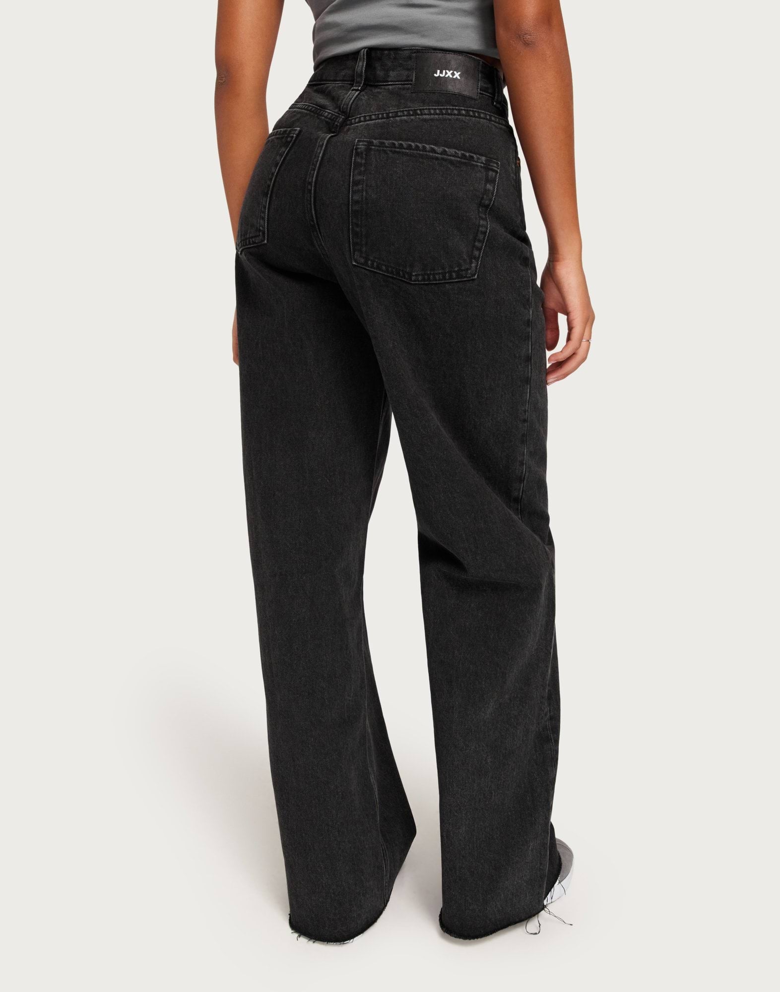 Buy JJXX JXTOKYO WIDE RH HW JEANS R6054 DNM - Black Denim | Nelly.com