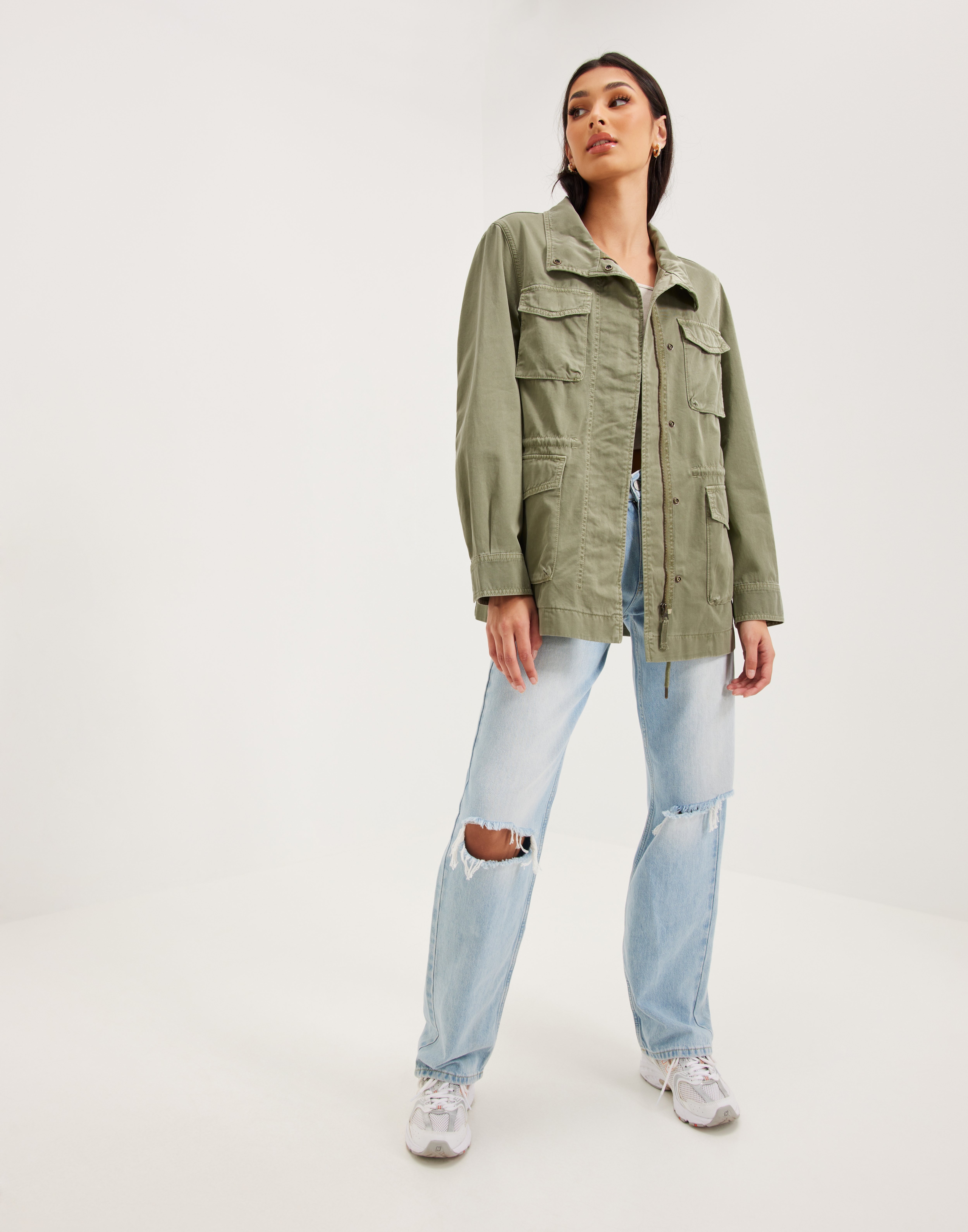 Köp Gant GARMENT DYE FIELD JACKET - Oil Green | Nelly.com