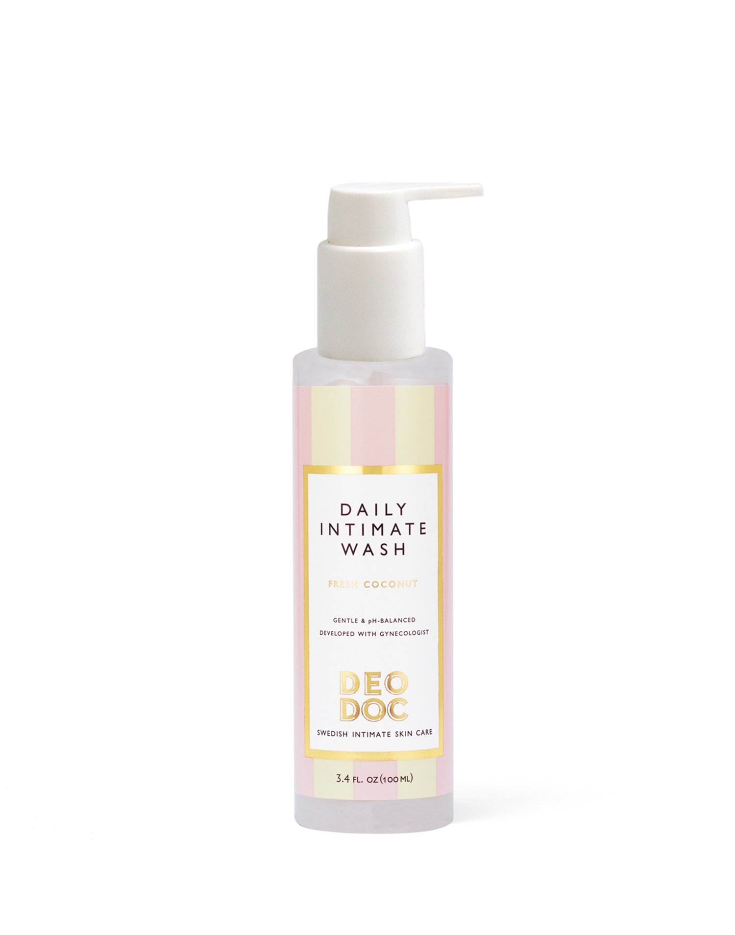 Køb DeoDoc Daily Intimate Wash 100ml - Fresh Coconut | Nelly.com