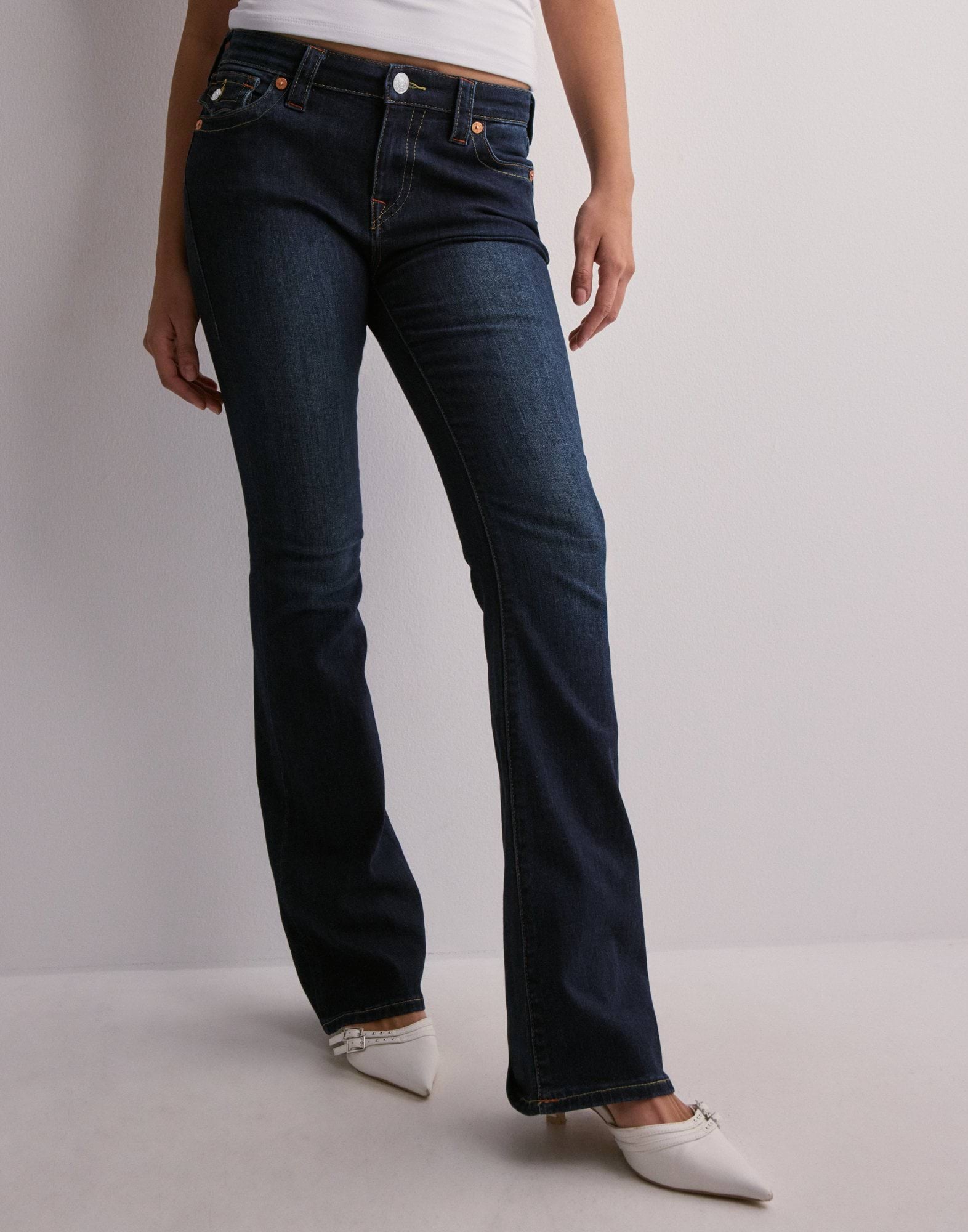 Kjøp True Religion BECCA MID RISE BOOT CUT FLAP - *NY*MUDDY WATERS ...