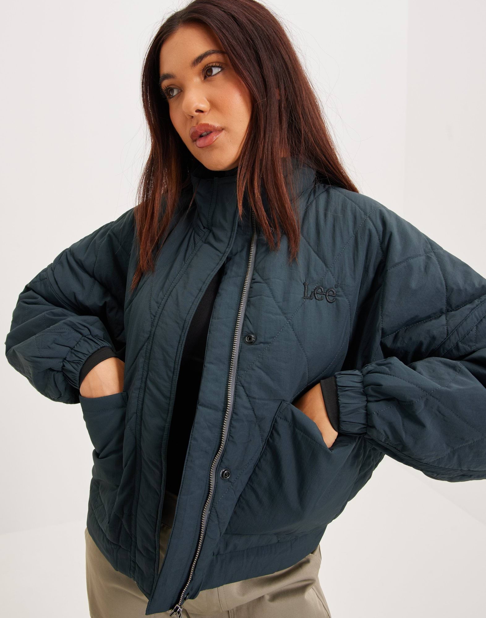 Köp Lee Jeans LIGHT LAYER JACKET - Charcoal | Nelly.com