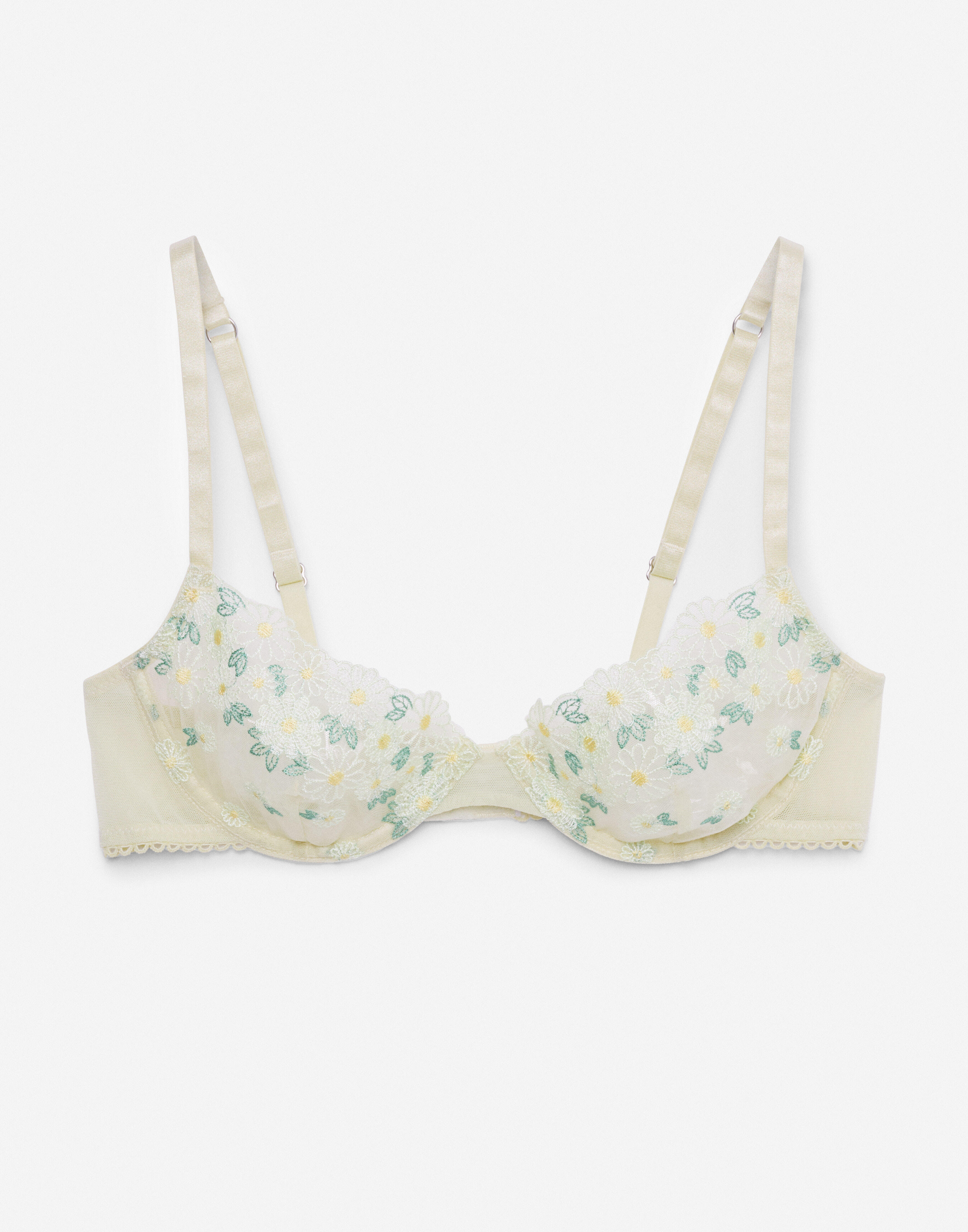 Buy Nelly Summer Dreams Balconette Bra - Yellow Patterend | Nelly.com