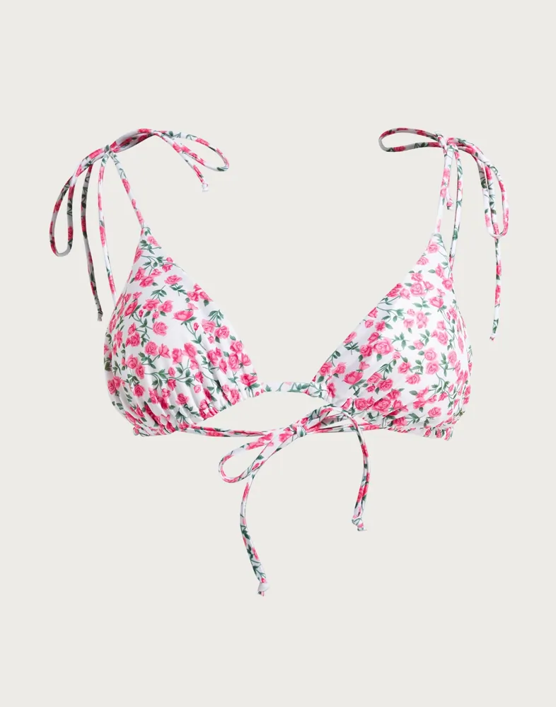 Köp Nelly Harmony Bikini Triangle - Pink Pattern | Nelly.com