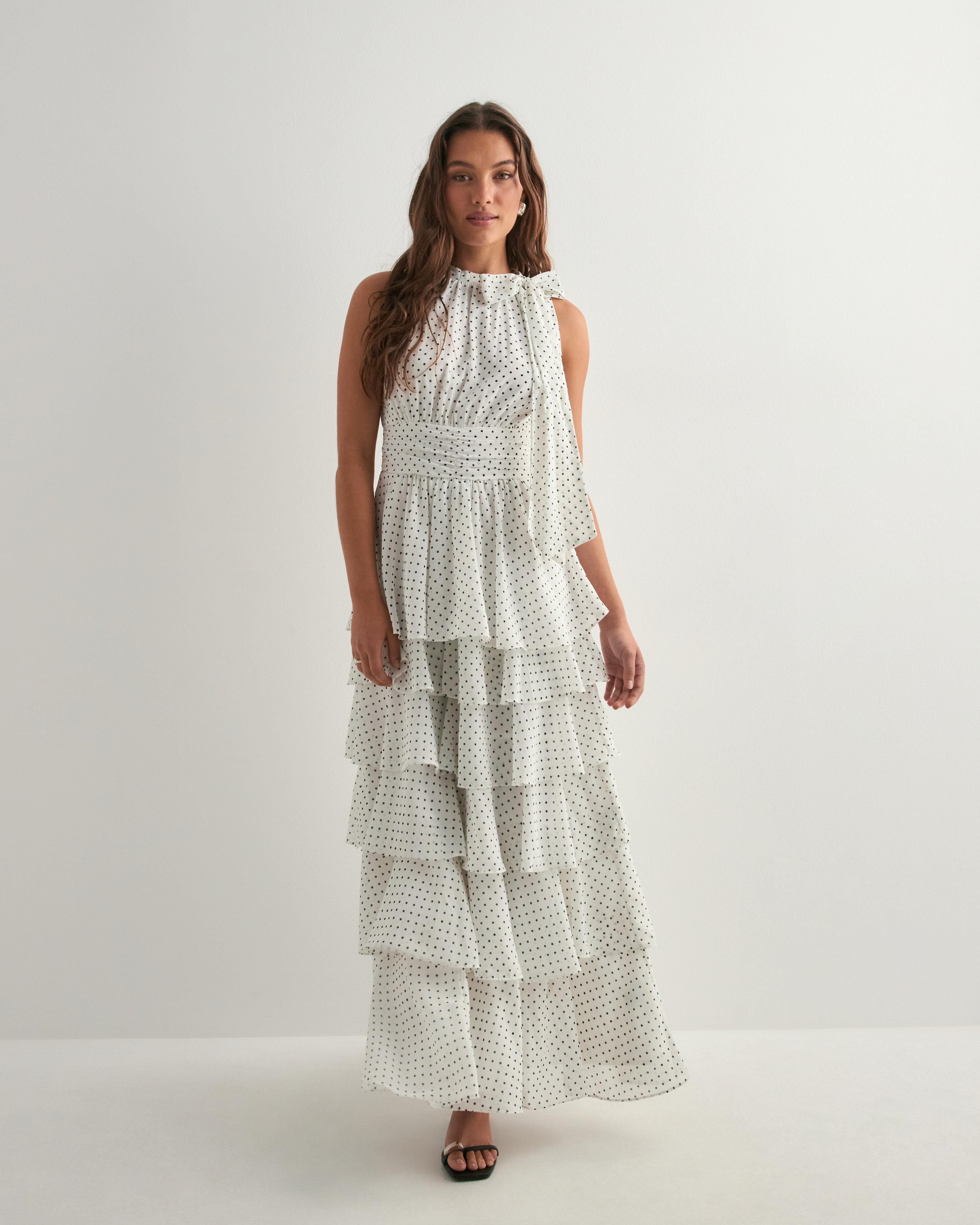 Buy Neo Noir Marli Dot Dress - White | Nelly.com