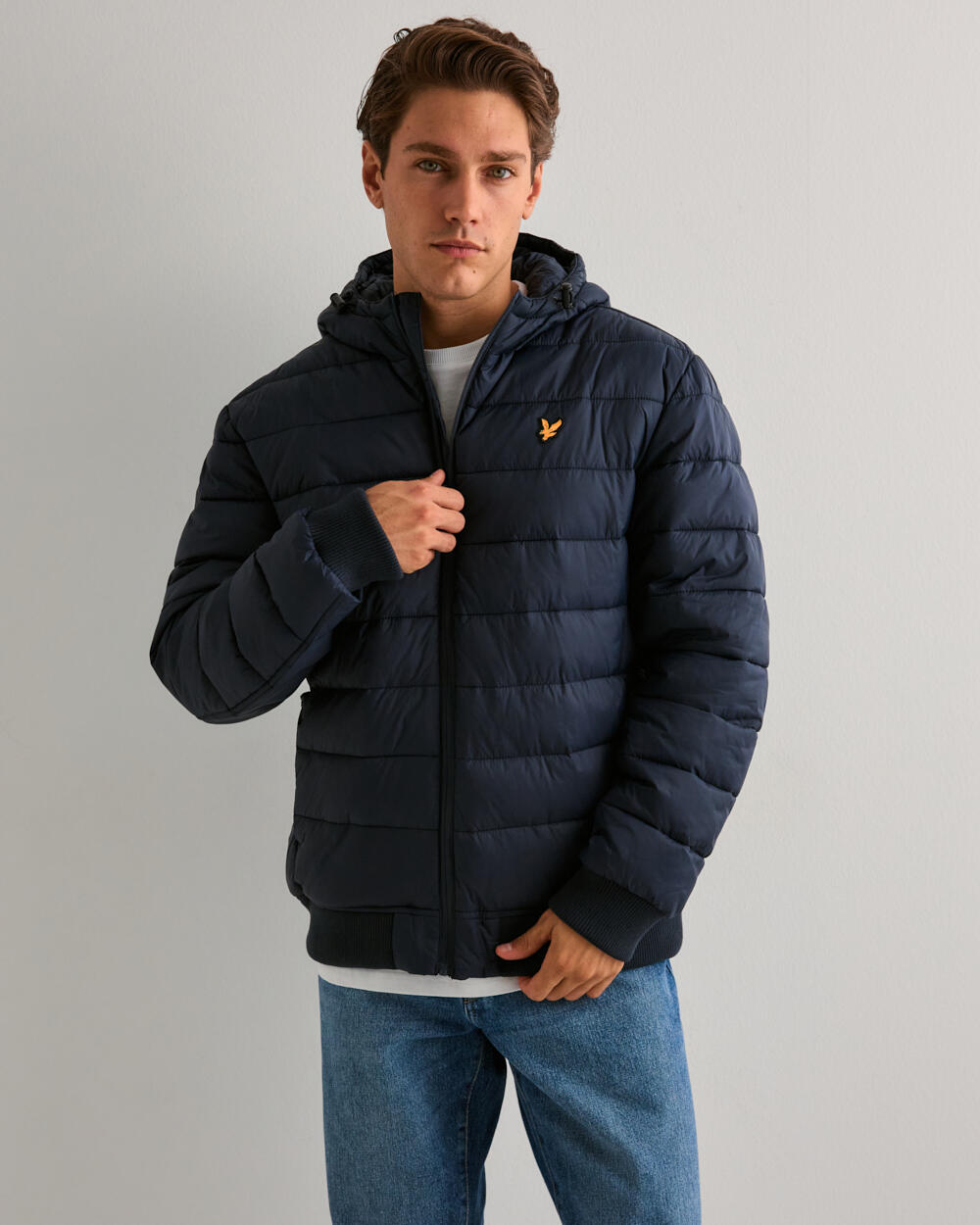Köp Lyle & Scott Wadded Jacket - Dark Navy | NLYMAN