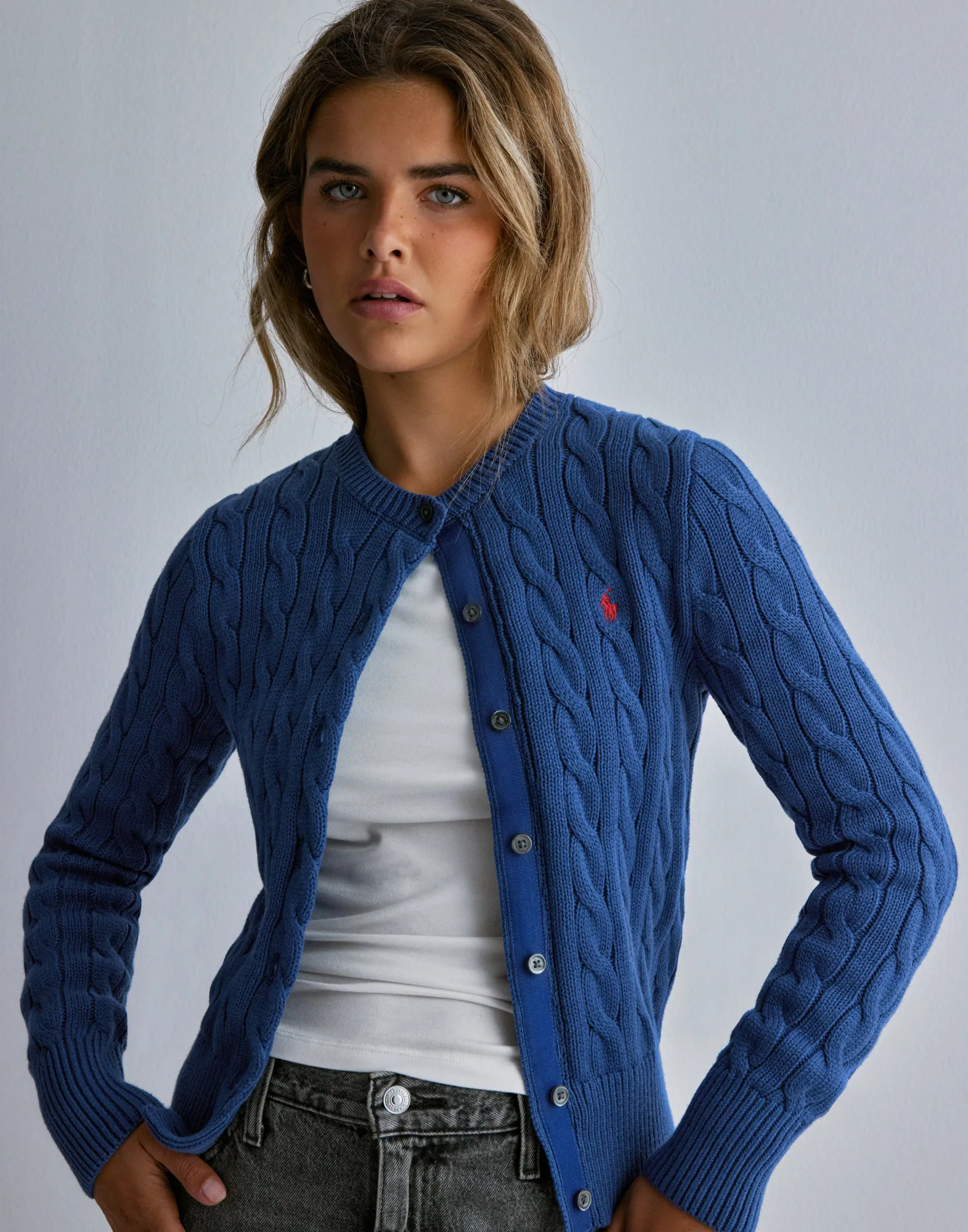 Buy Polo Ralph Lauren CTTNCBLCARDI-LONG SLEEVE-CARDIGAN - Multi | Nelly.com