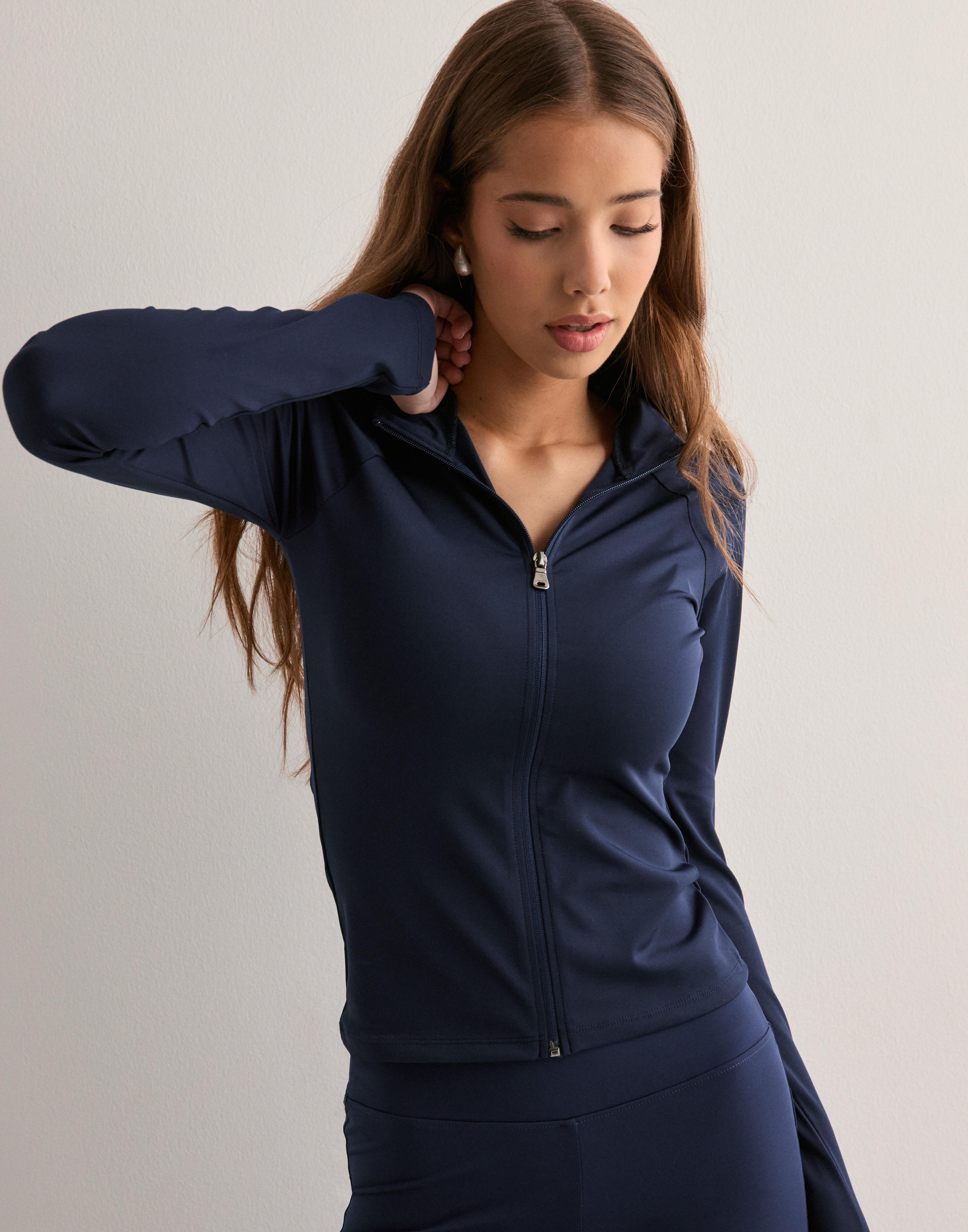 Buy Nelly Full Zip Top - Navy | Nelly.com