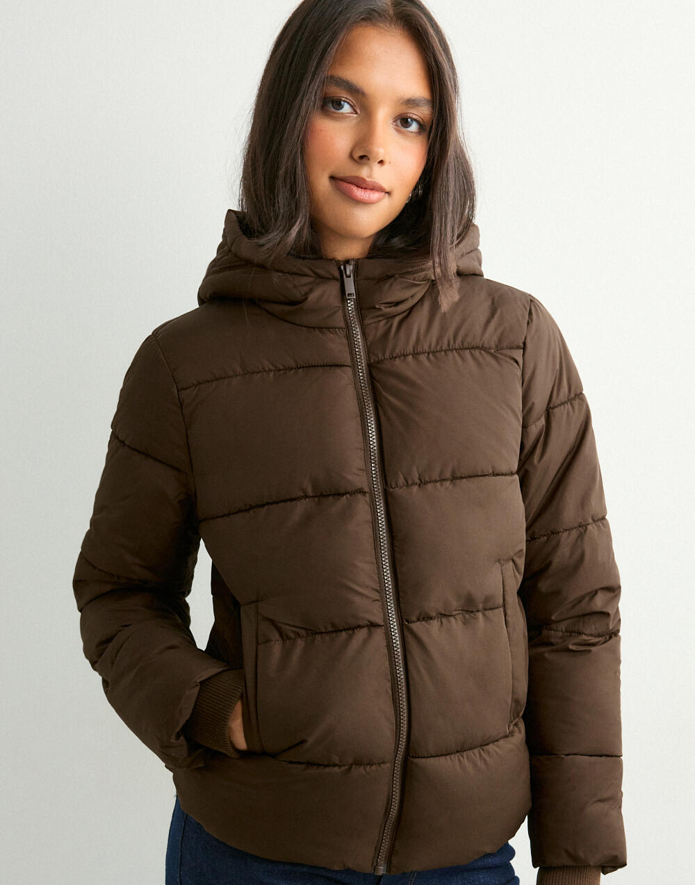 Buy Pieces PCBEE NEW SHORT PUFFER JACKET NOOS - Hot Fudge | Nelly.com