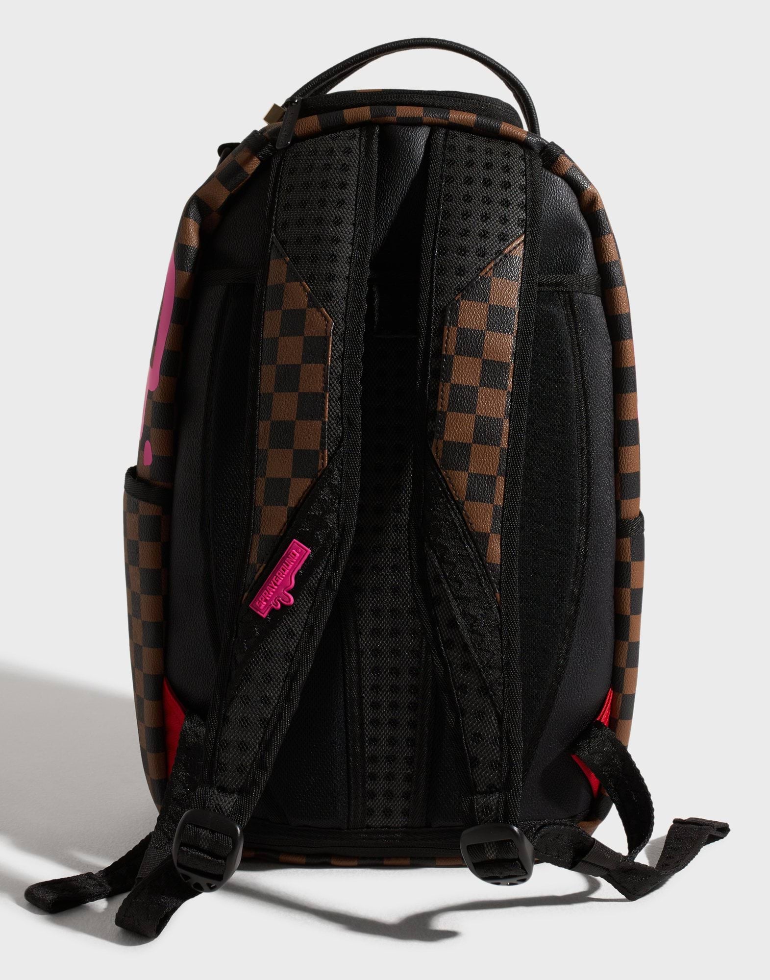 Buy Sprayground PINK DRIP BROWN CHECK DLX BACKPACK - Brown | NLYMAN