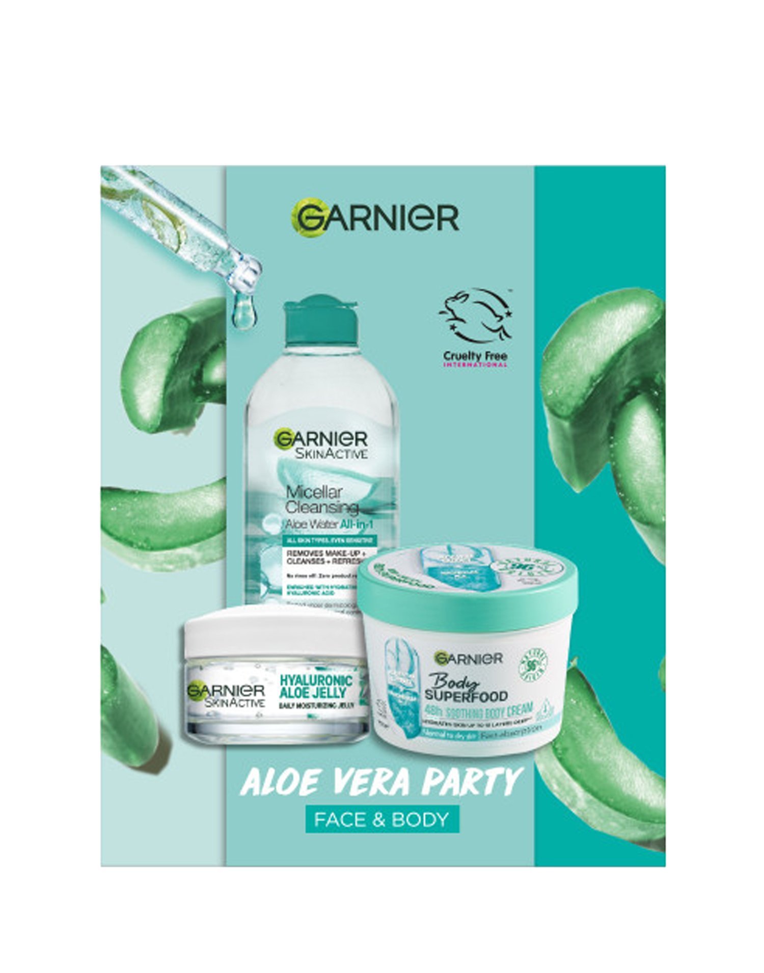 Buy Garnier Garnier Naturals + Body - Aloe Hydration Kit - Transparent ...