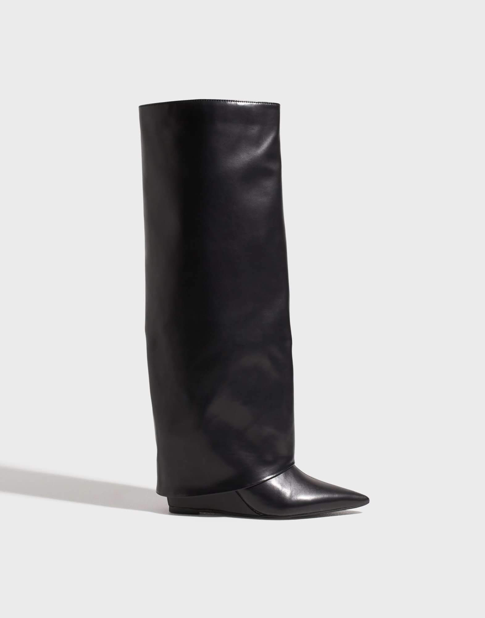 Buy Nelly Folded Shaft Boot - Black | Nelly.com