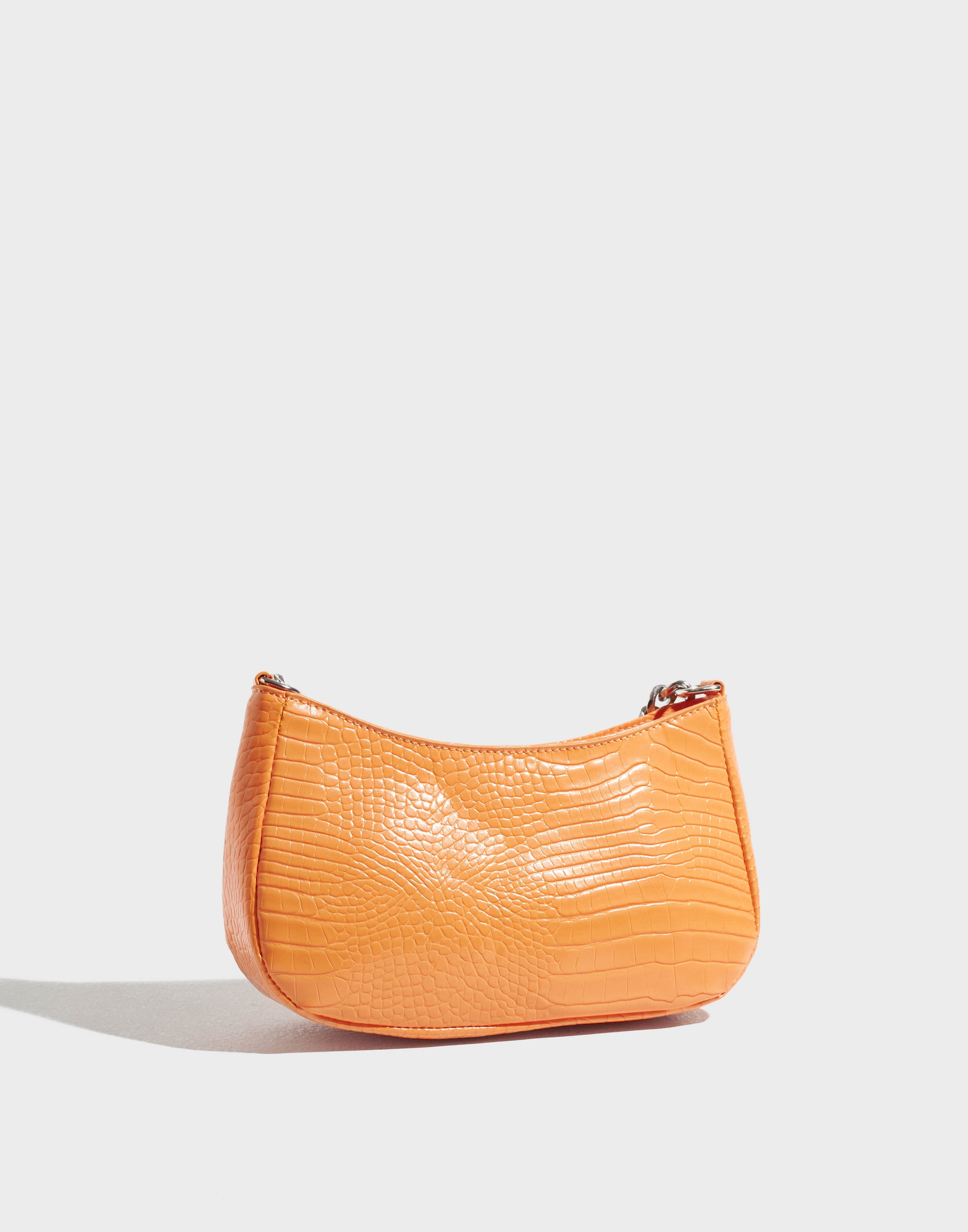 Köp Pieces PCKENNA CROCO SHOULDER BAG - Papaya | Nelly.com