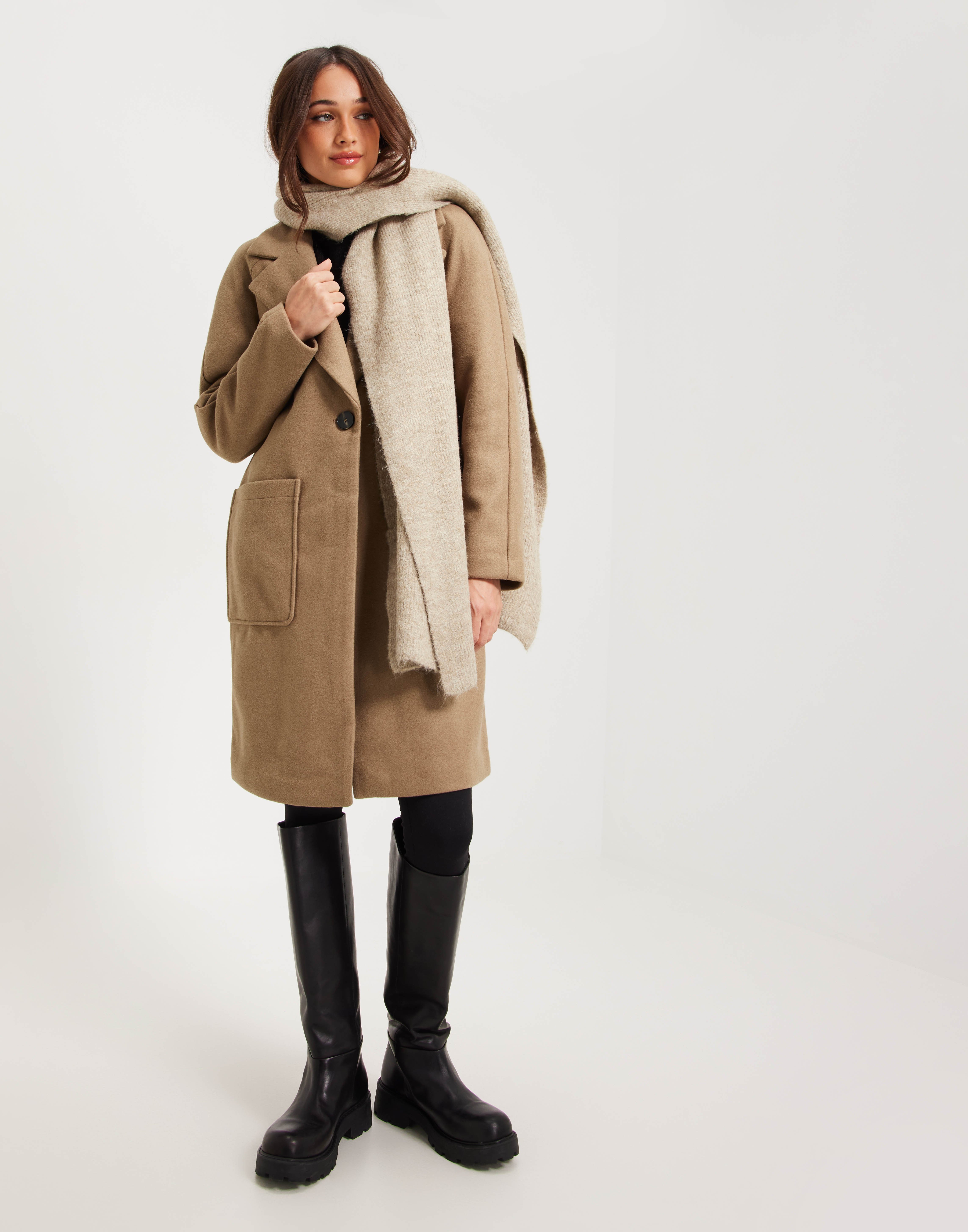 Buy Only ONLNEWVICTORIA LIFE COAT CC OTW - Simply Taupe Melange | Nelly.com