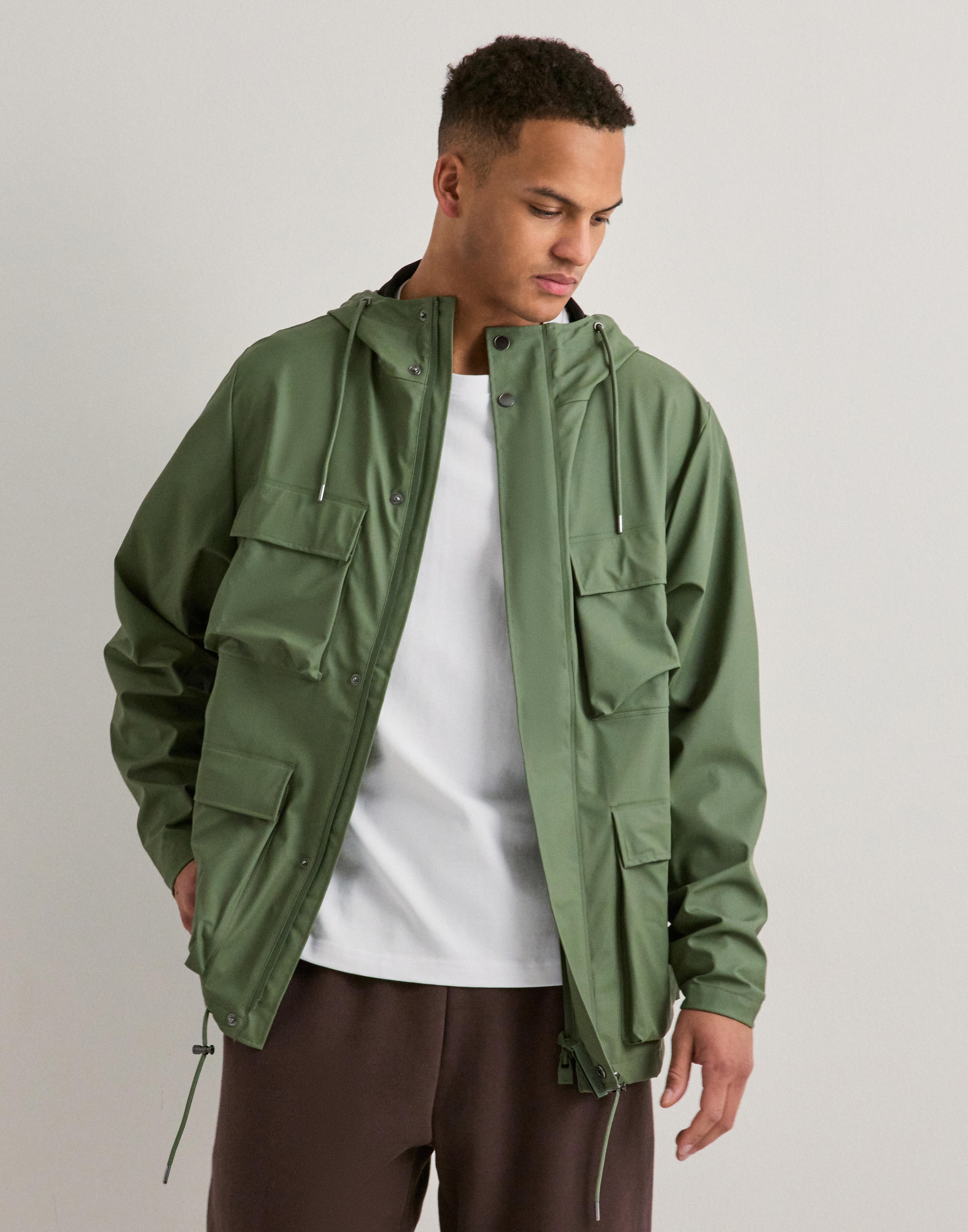 Buy Rains Pocket Jacket W3 - Green | NLYMAN