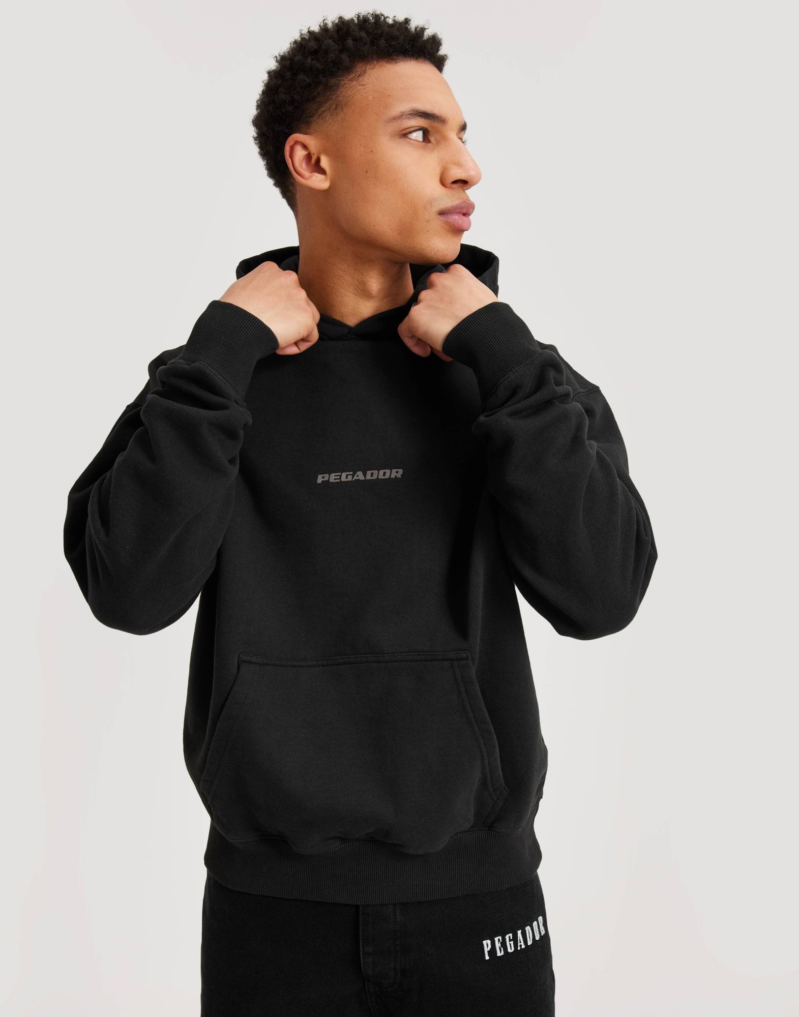 Kjøp Pegador PGDR Colne Logo Oversized Hoodie - Black | NLYMAN