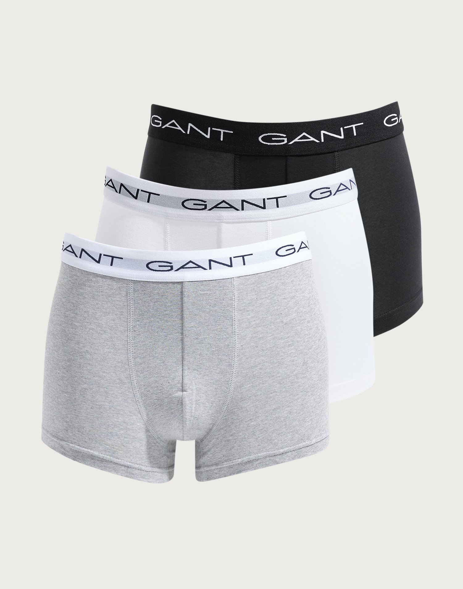 Köp Gant TRUNK 3-PACK - Grey Melange | NLYMAN