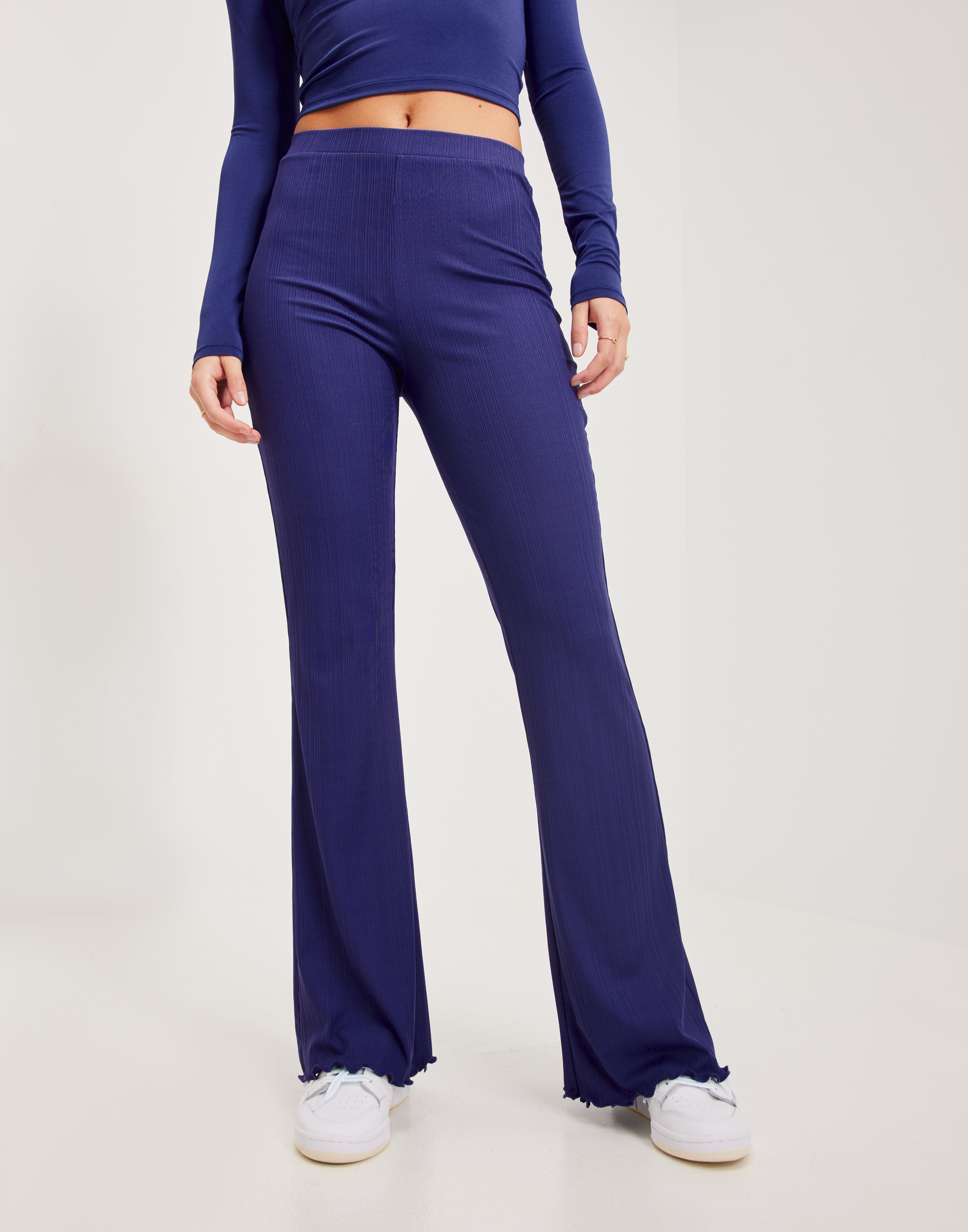 Osta Nelly Glam Frill Pants - Blue | Nelly.com