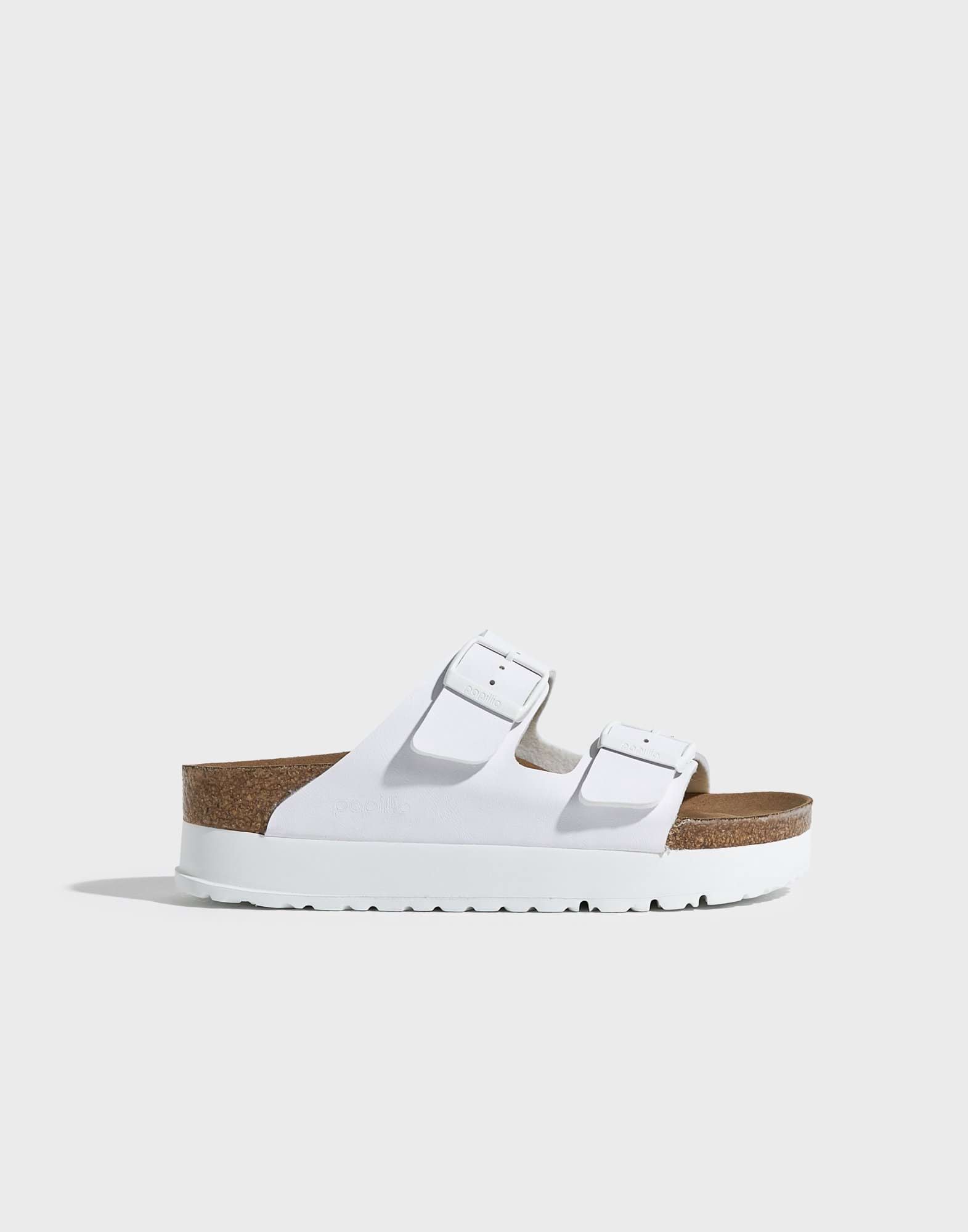 Osta Birkenstock Arizona Platform Flex BF VEGAN - White | Nelly.com