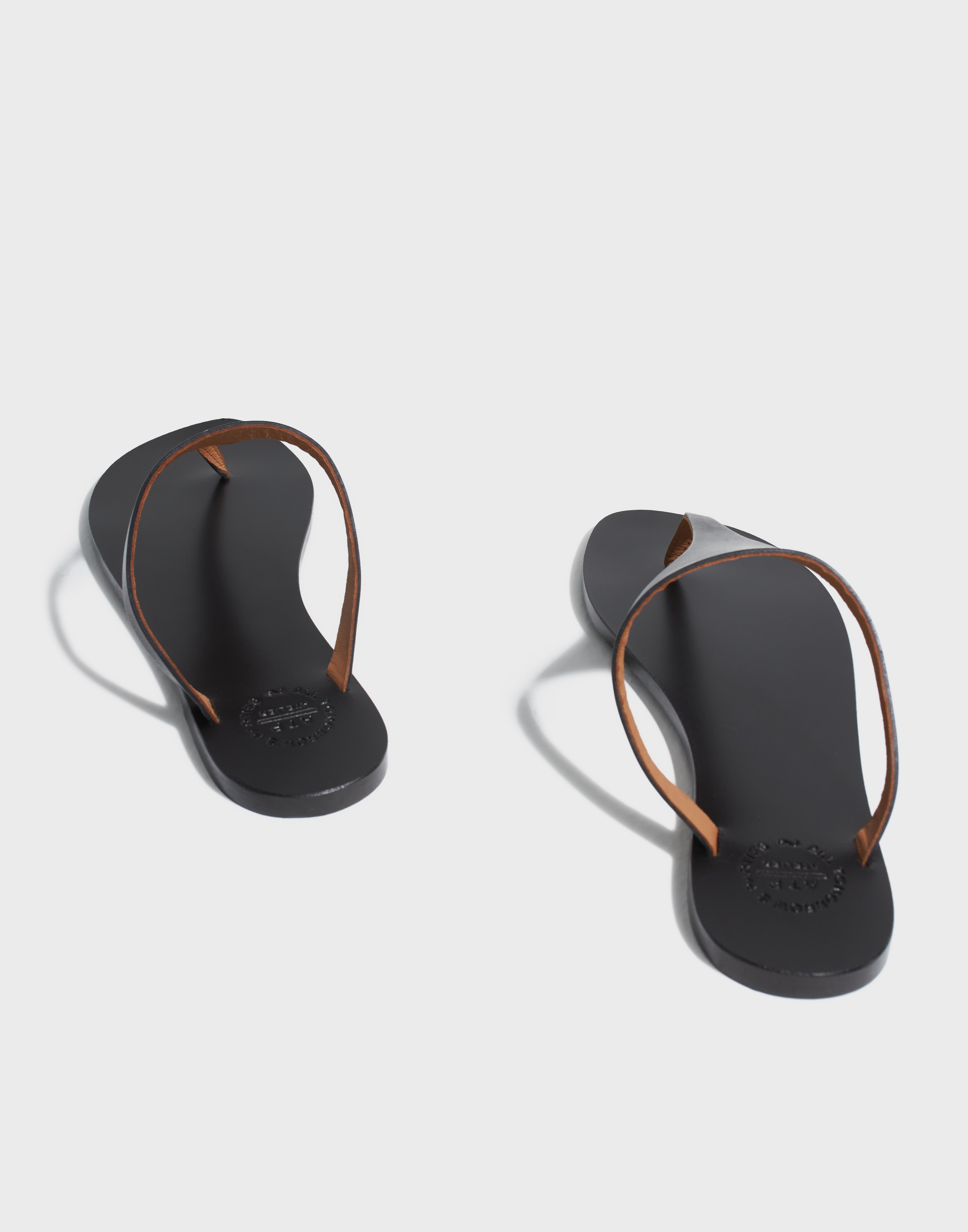 Buy ATP ATELIER Pesche Vacchetta Sandals - Black | Nelly.com