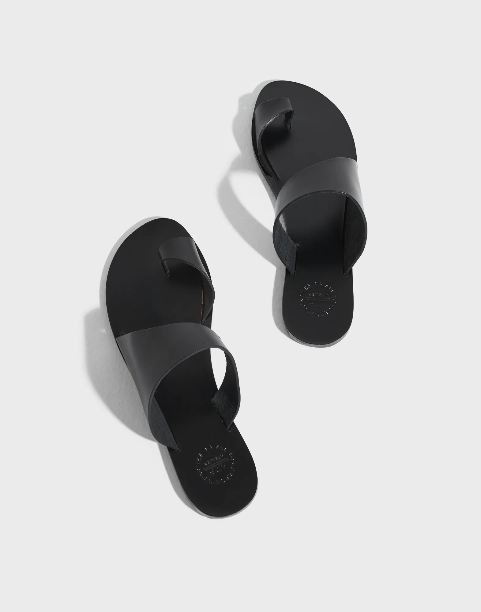 Buy ATP ATELIER CENTOLA LEATHER CUTOUT SANDALS - Black | Nelly.com
