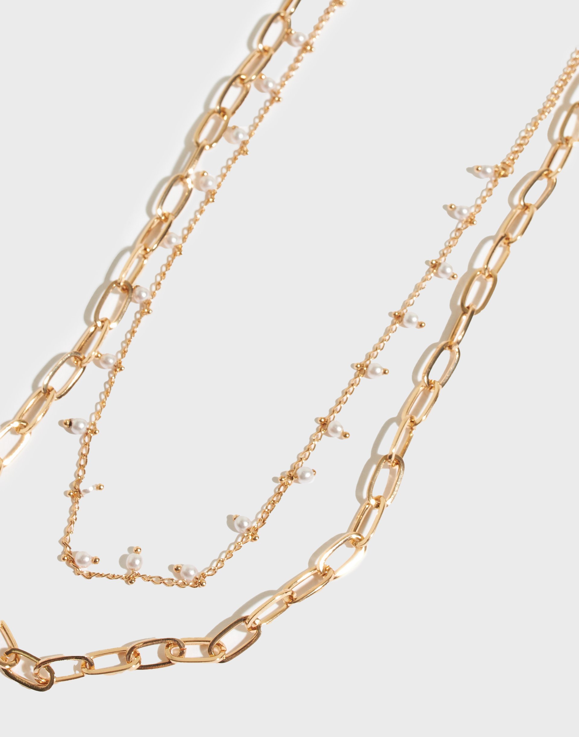 Kjøp Pieces PCLANIKA MAY BELLY CHAIN PACK - Gold Colour Mop | Nelly.com