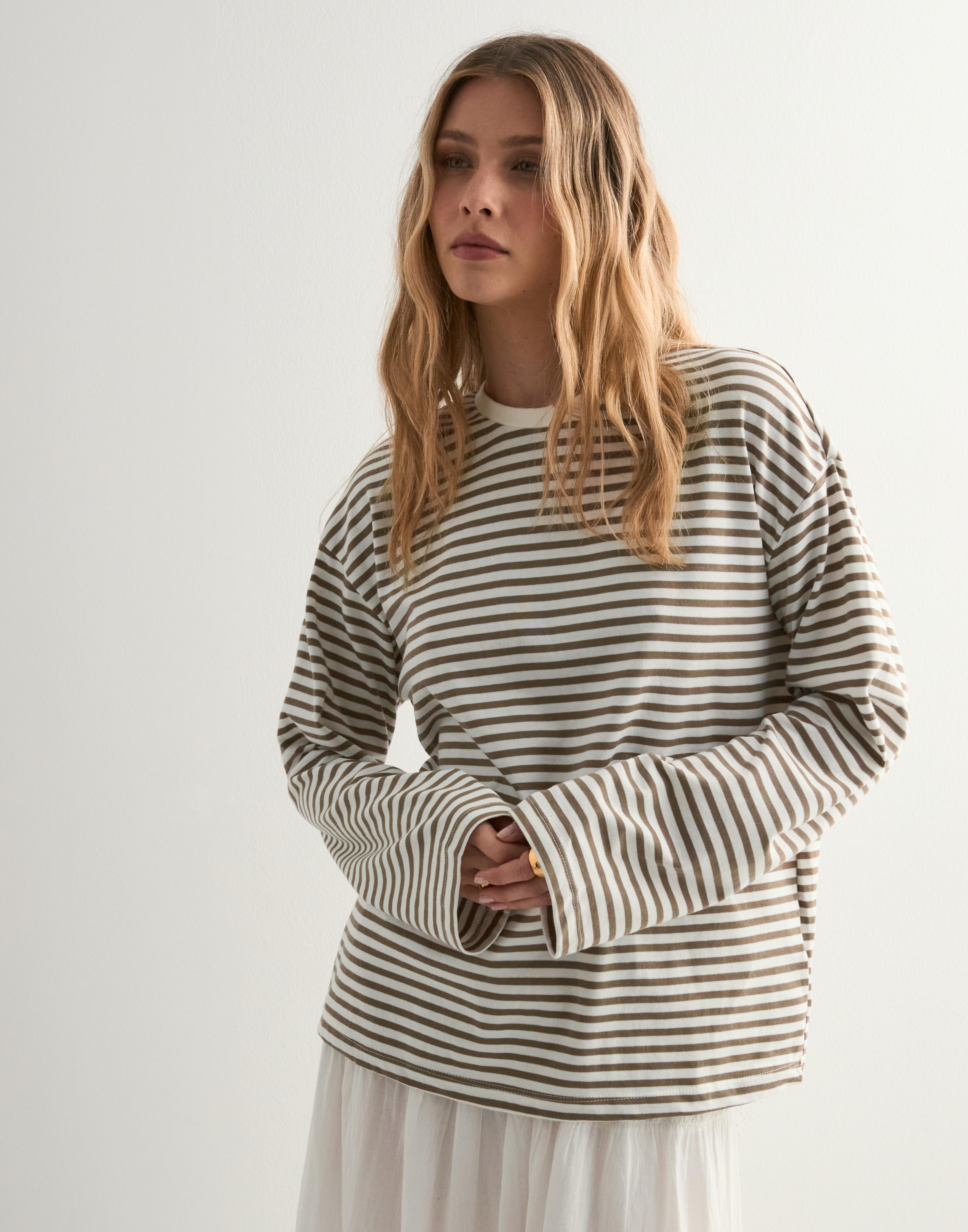 Kjøp Pieces PCSADIE LS TOP NOOS - SEJT | Nelly.com