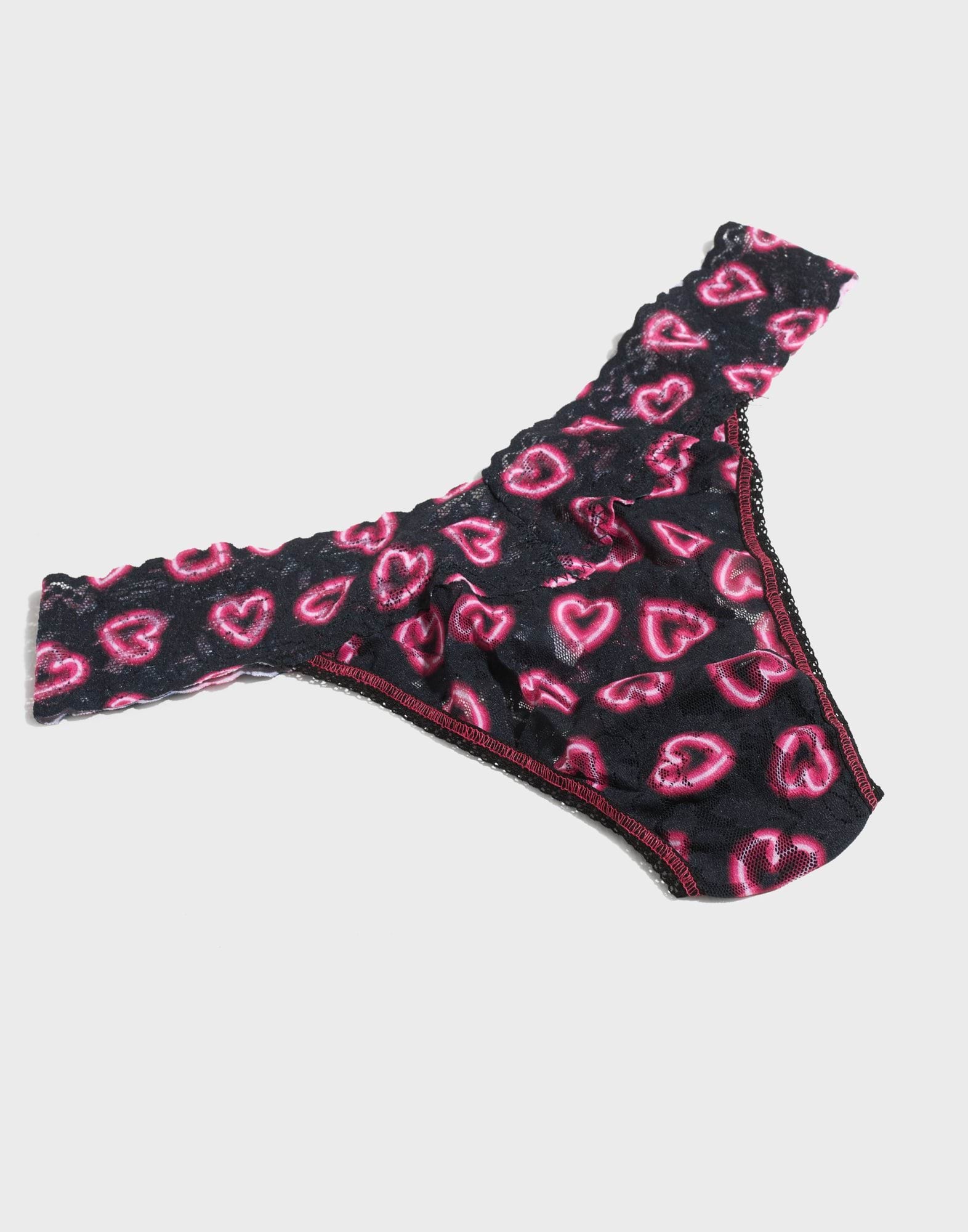 Buy Hanky Panky Original Rise Thong Text Me - Black | Nelly.com