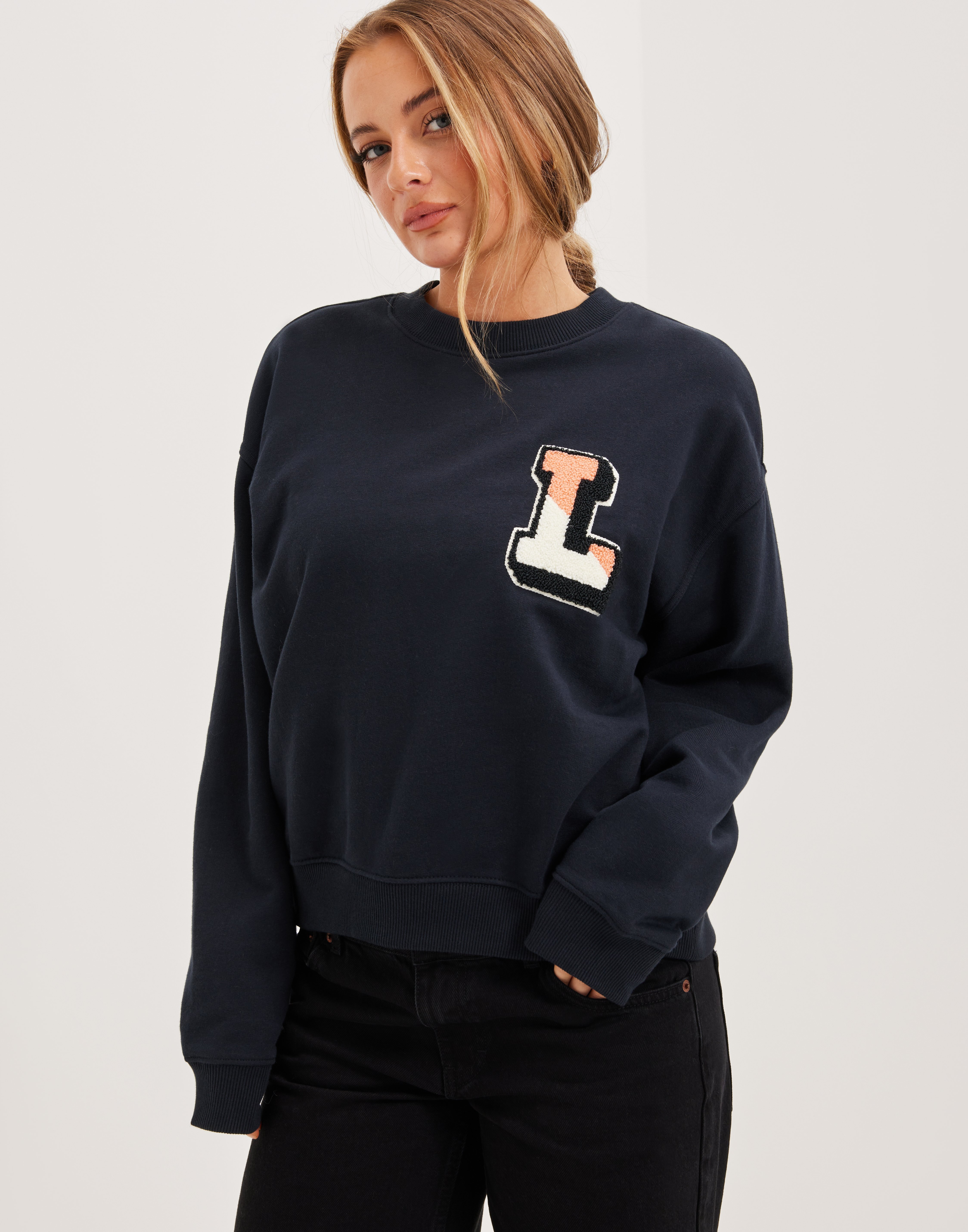Buy Lee Jeans CREW SWS - Black | Nelly.com