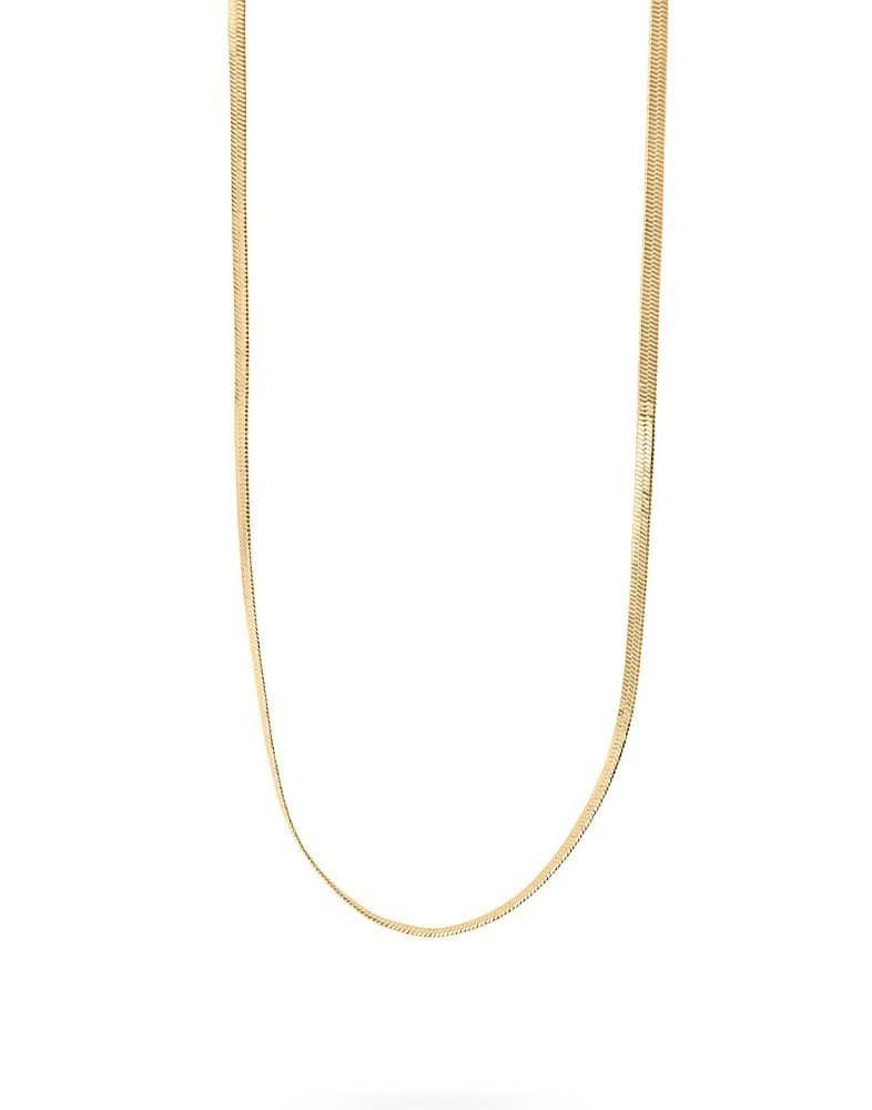 Köp Muli Collection Thin snake Chain Necklace - Gold | Nelly.com