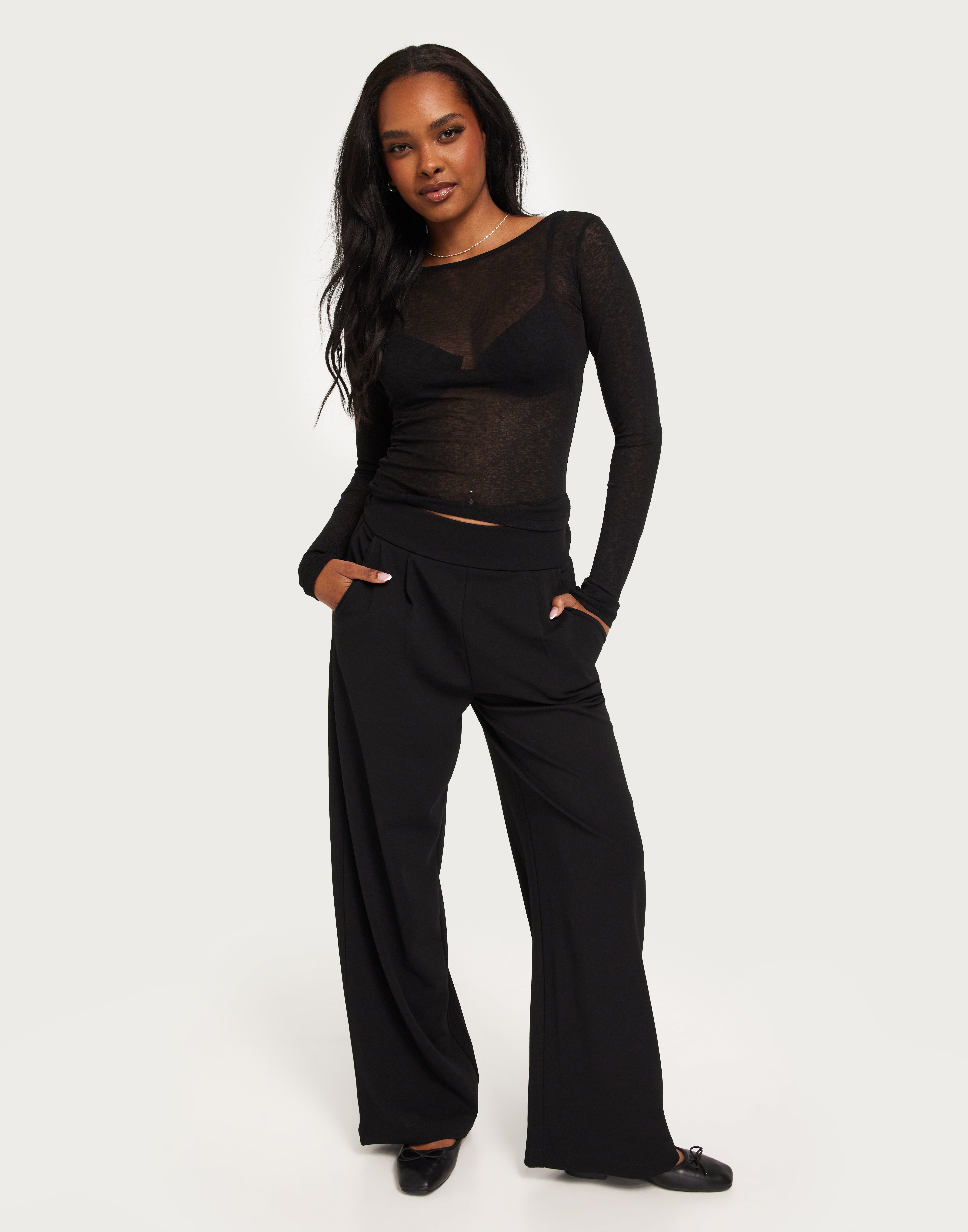Köp JDY JDYGEGGO ONE PANT JRS NOOS - Black | Nelly.com