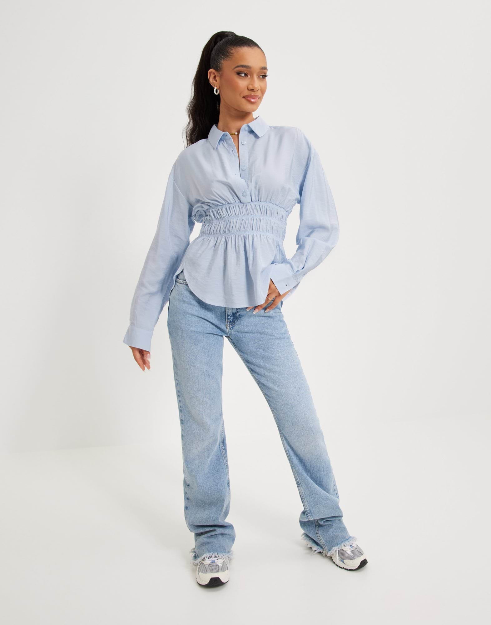 Buy JJXX JXKAILANI LS WHIRL SHIRT LN - Baby Blue | Nelly.com