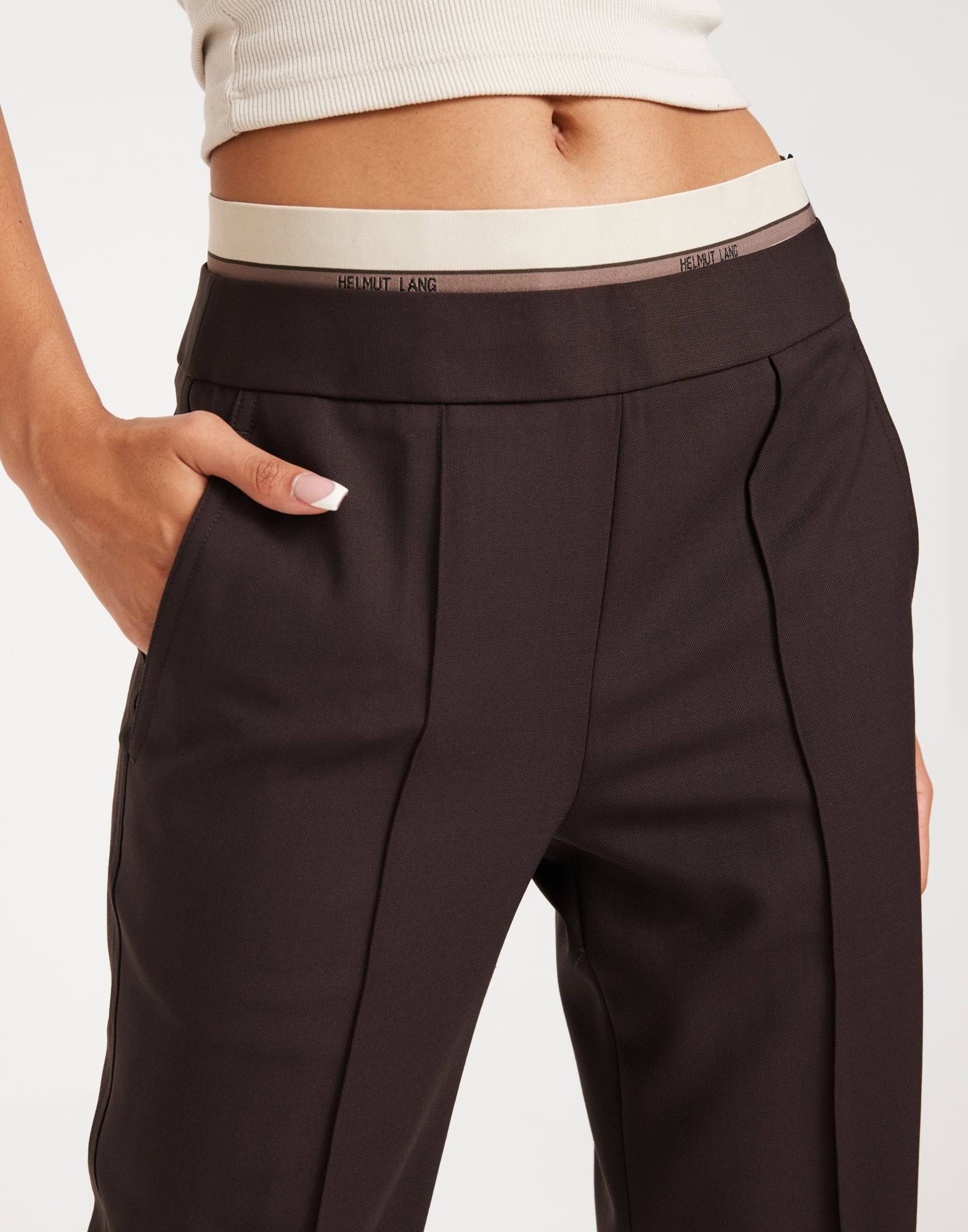 Osta Helmut Lang ELASTIC TROUSER.STRE - Fig | Nelly.com
