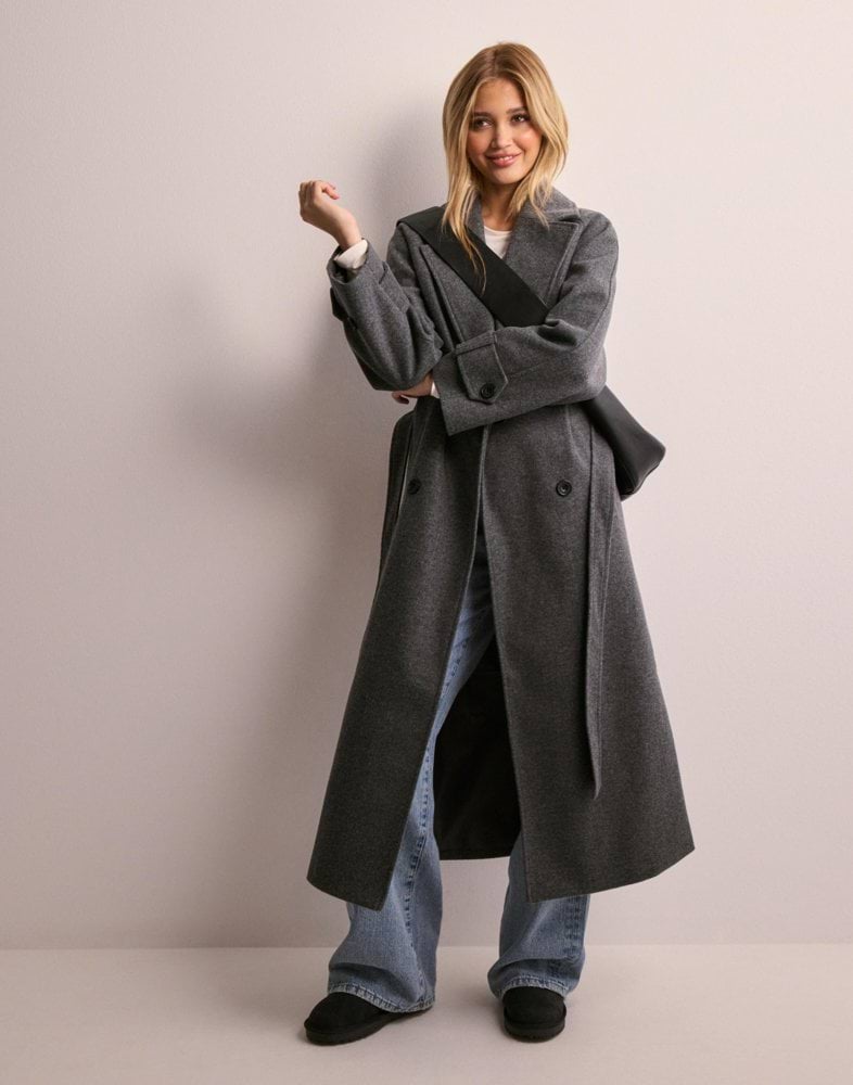 Kjøp Nelly Warm Trench Coat - Dark Grey | Nelly.com