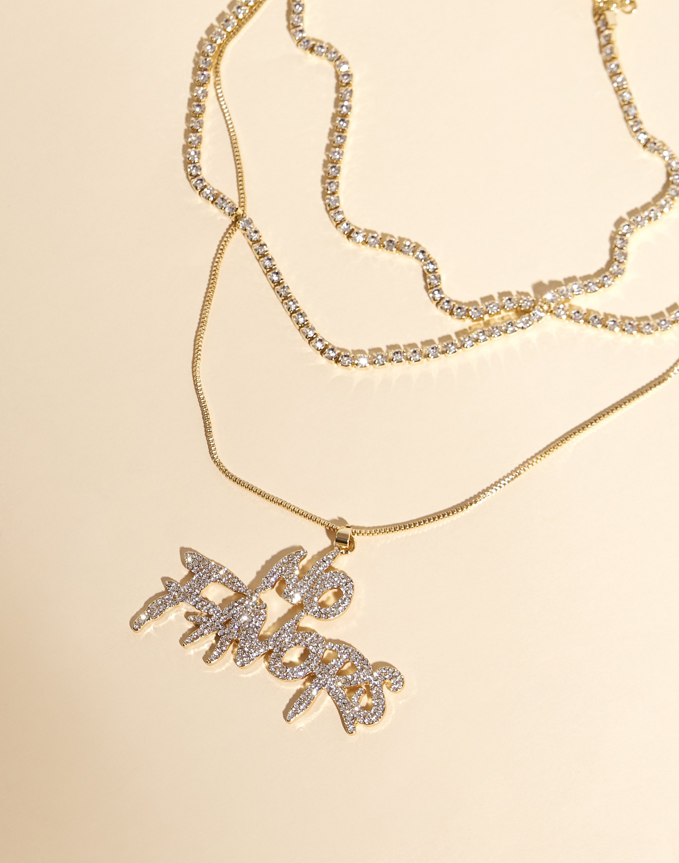 Köp Nelly No Favors Necklace - Gold | Nelly.com