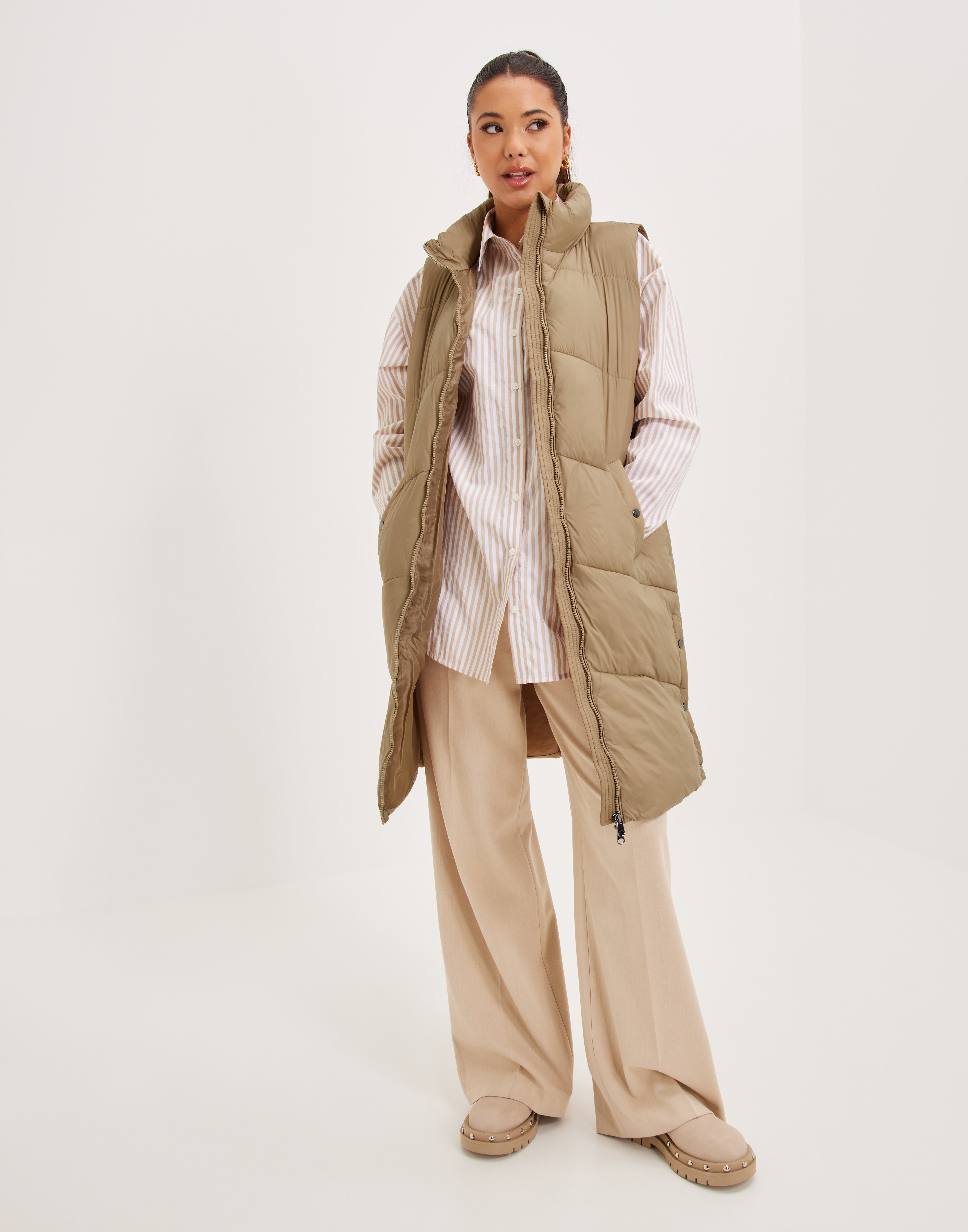 Buy Vero Moda VMUPPSALA 3-4 WAISTCOAT NOOS - Tigers Eye | Nelly.com